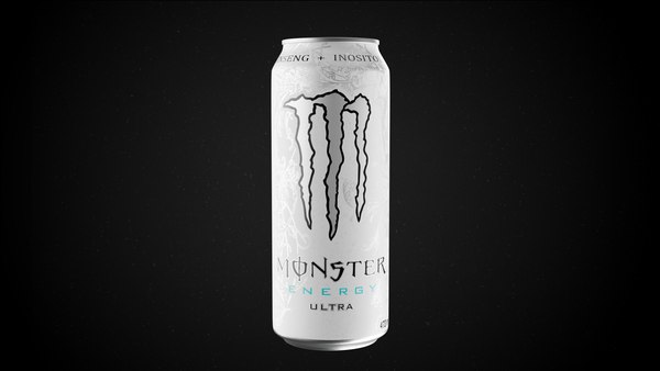 3D model Monster energy Ultra 3D Model PBR 3D model - TurboSquid 2017201