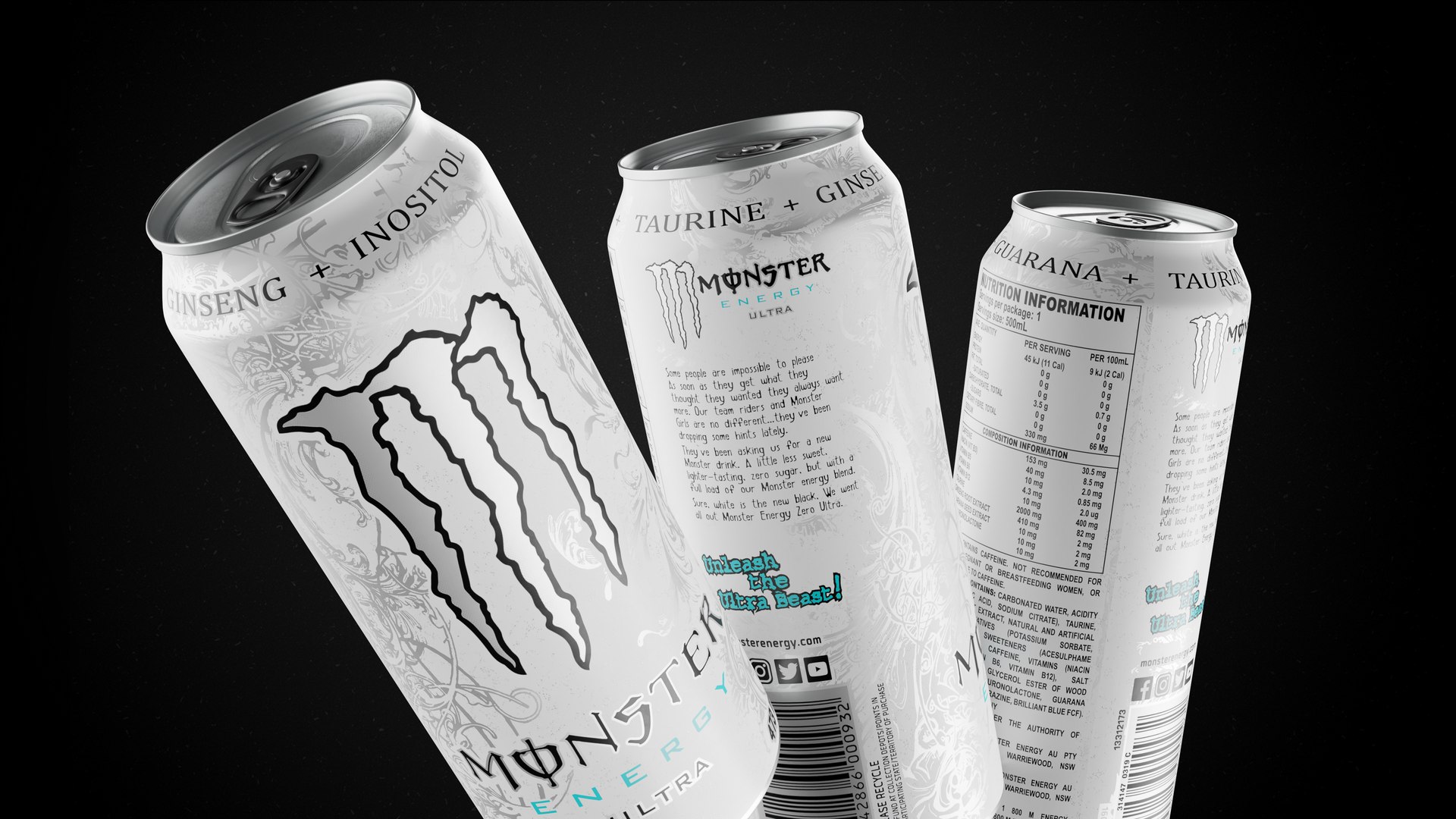 3D model Monster energy Ultra 3D Model PBR 3D model - TurboSquid 2017201