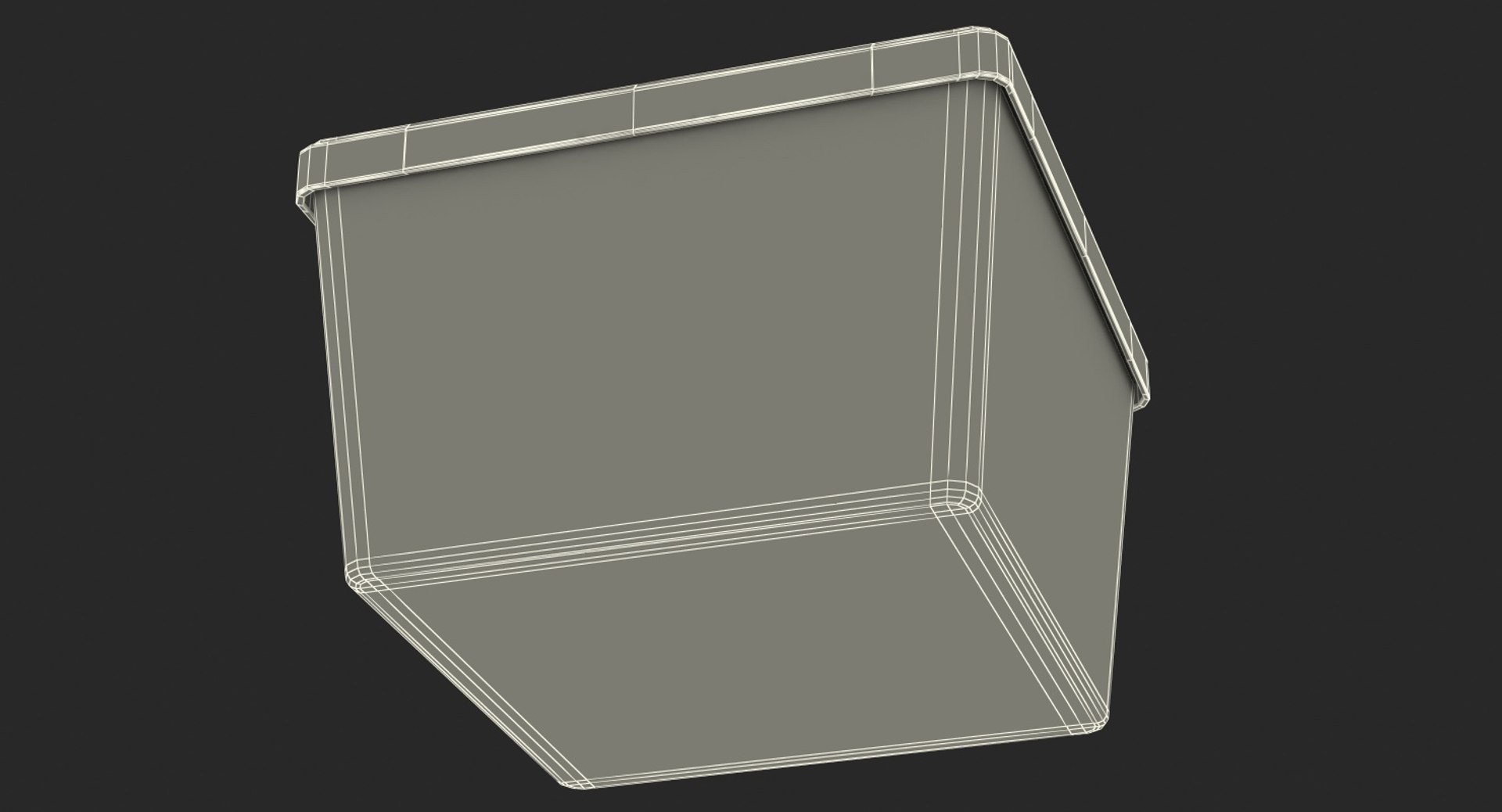 Cotton Sticks Square Box 3D - TurboSquid 1414084