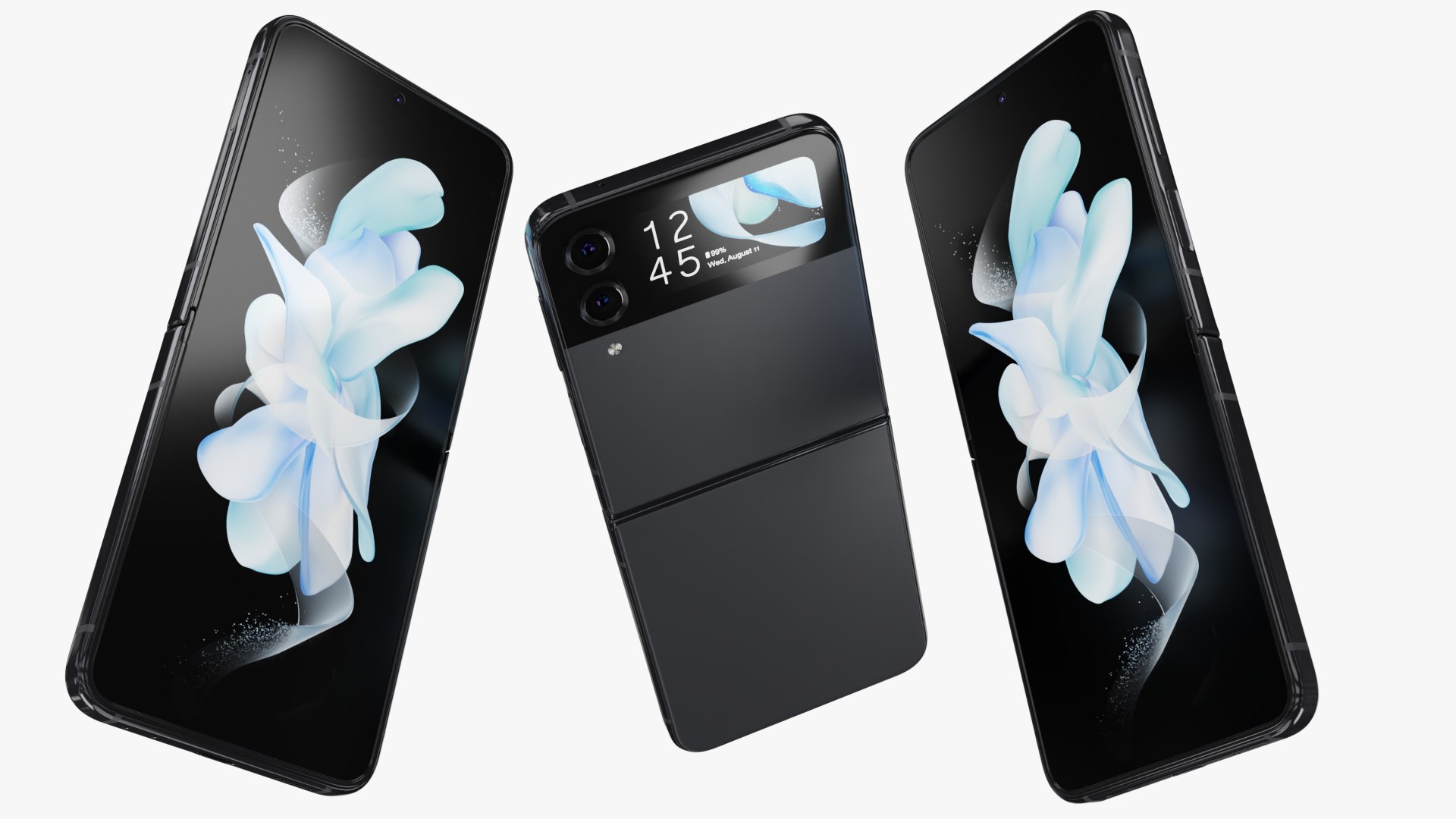 3D Samsung Galaxy Z Flip 4 Graphite Rigged Model - TurboSquid 1952722