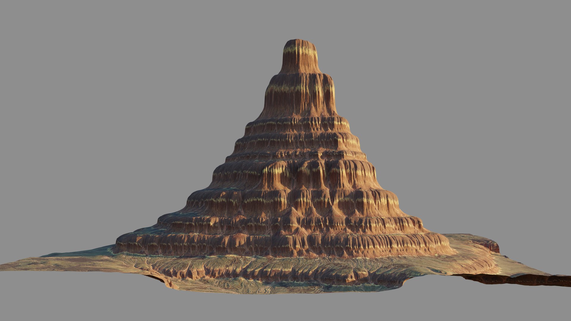 3D 8K Detailed Cliff Landscape - TurboSquid 1809189