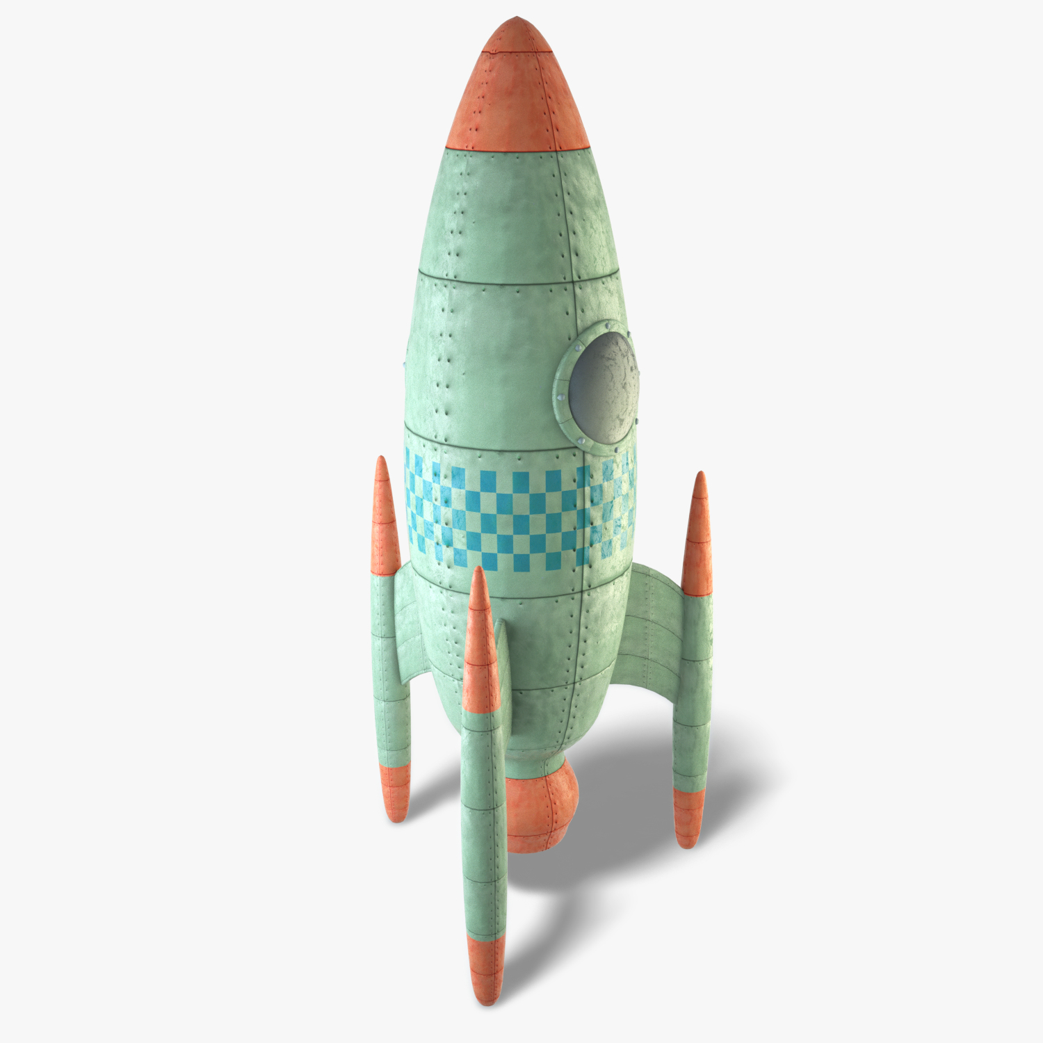 rocket retro 3d max