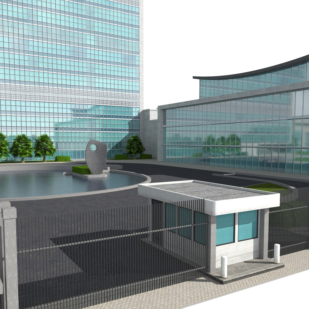 3D United Nation Headquarter - TurboSquid 1582901