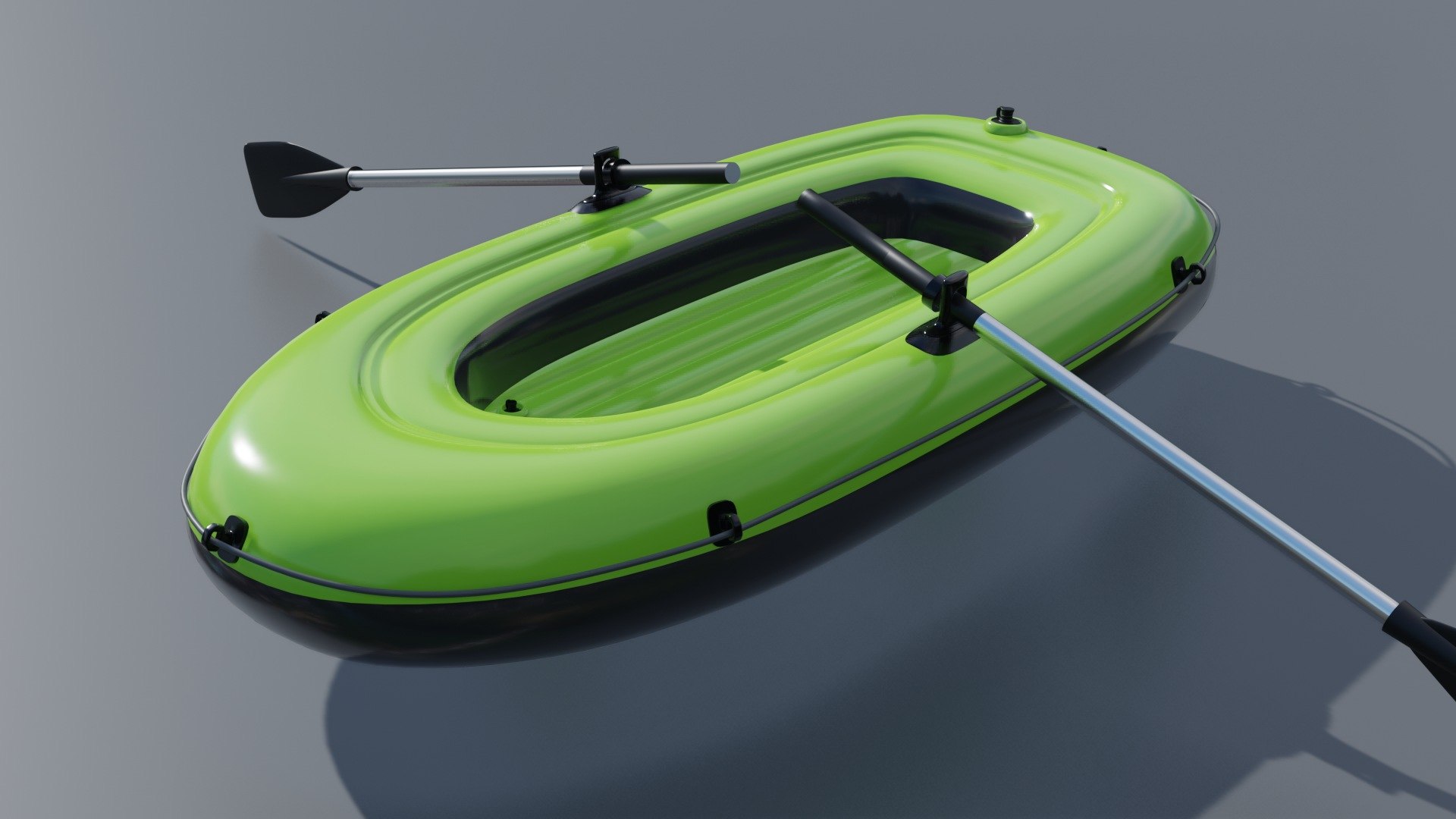Rubber Boat 01 Model - TurboSquid 1720304