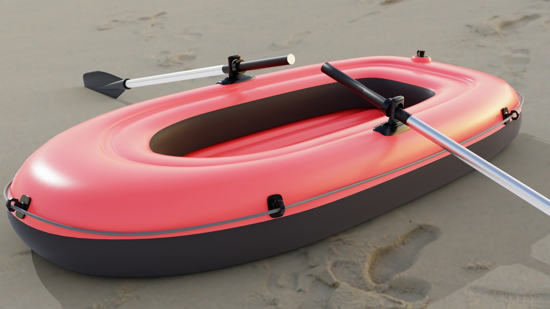 Rubber Boat 01 Model - TurboSquid 1720304