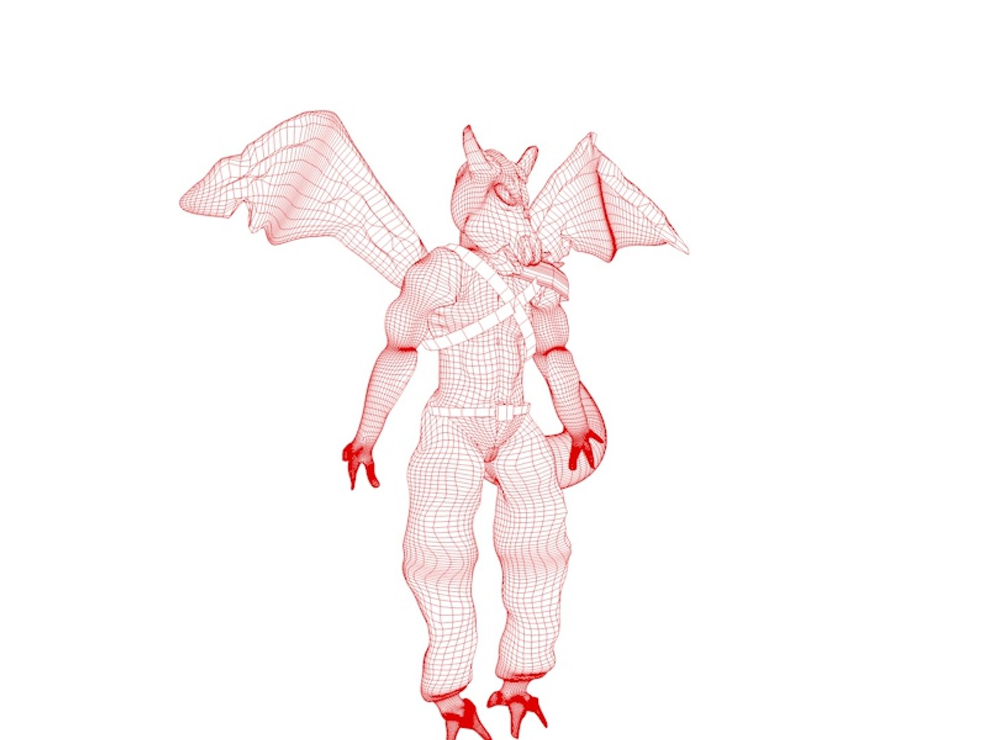 Custom demon 3D model - TurboSquid 1296501