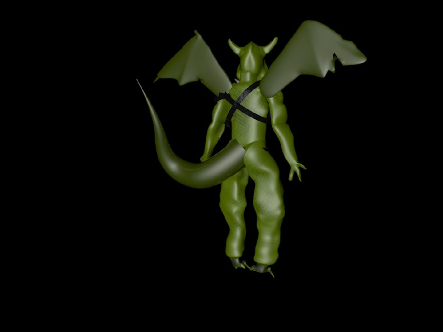 Custom demon 3D model - TurboSquid 1296501