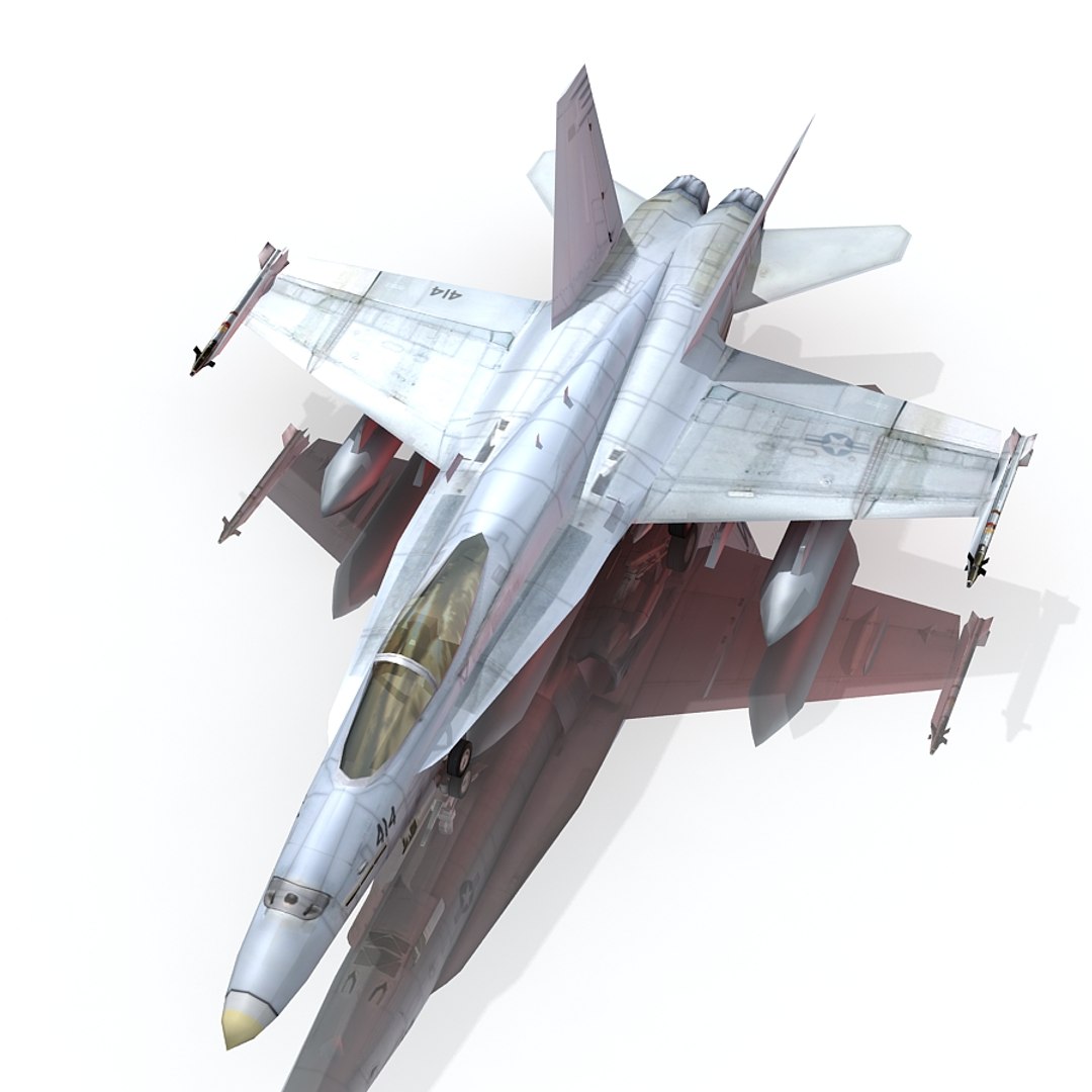 3d Model Of F18 Hornet