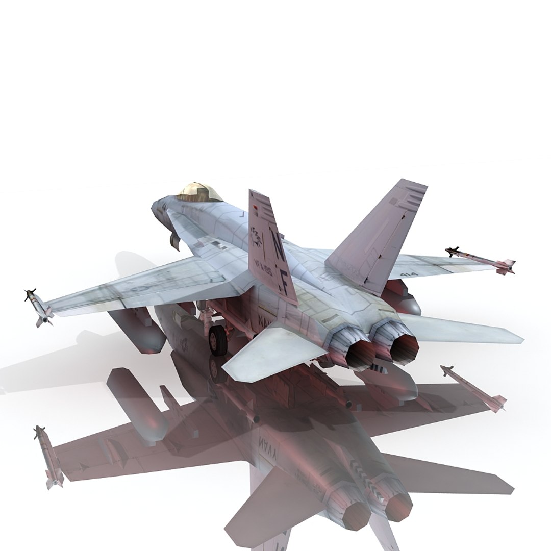 3d Model Of F18 Hornet