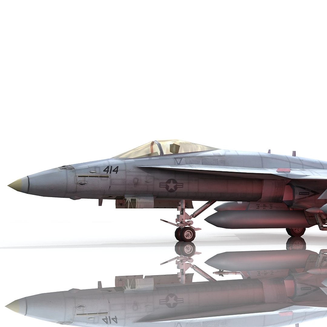 3d Model Of F18 Hornet