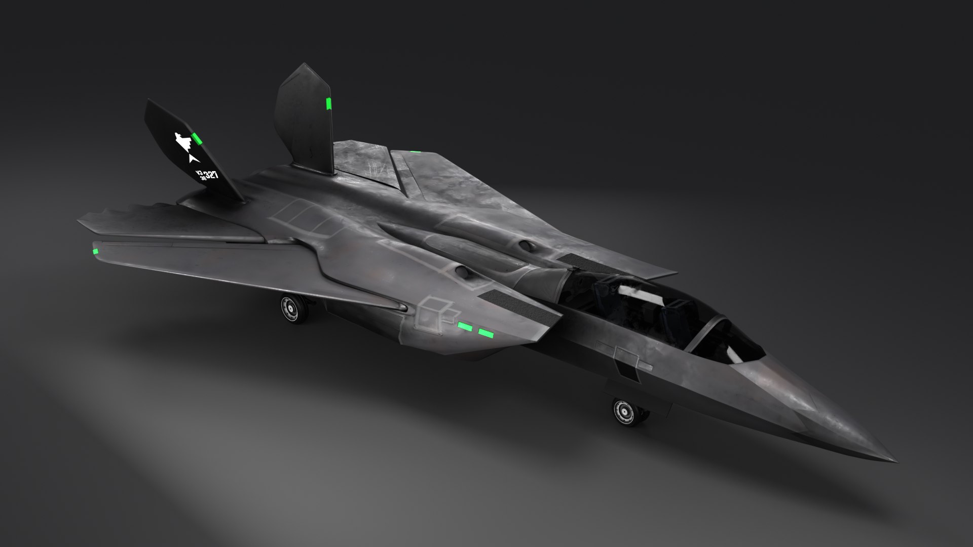 3D FAS-36 Vampire Next Generation Stealth Jet Model - TurboSquid 1853709