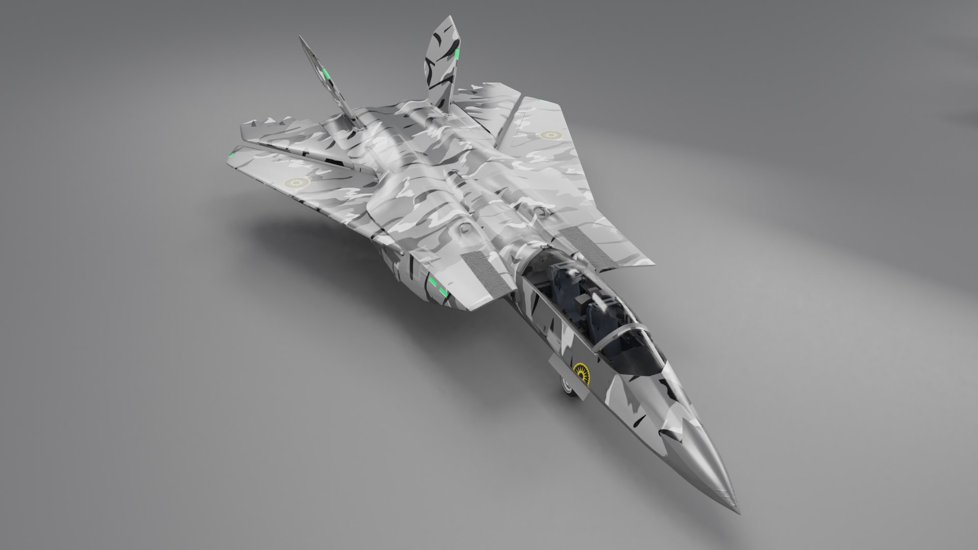 3D FAS-36 Vampire Next Generation Stealth Jet Model - TurboSquid 1853709
