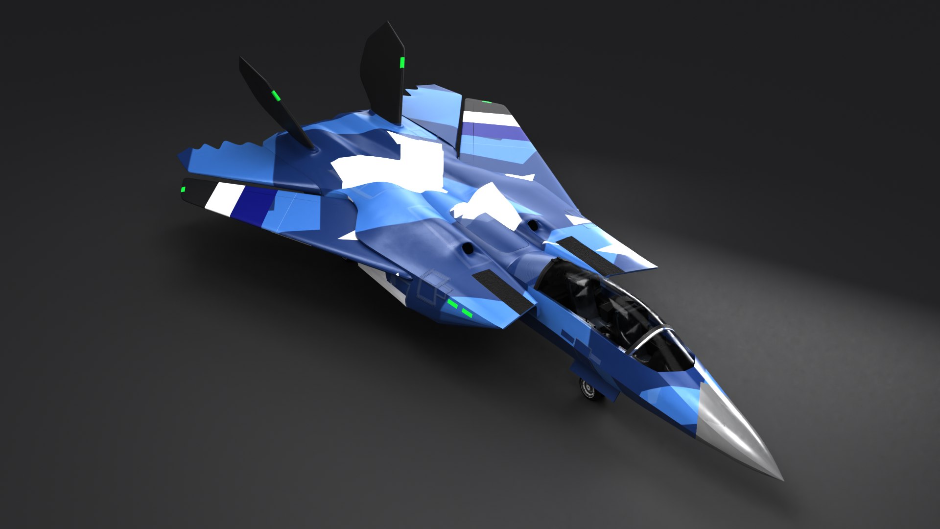3D FAS-36 Vampire Next Generation Stealth Jet Model - TurboSquid 1853709