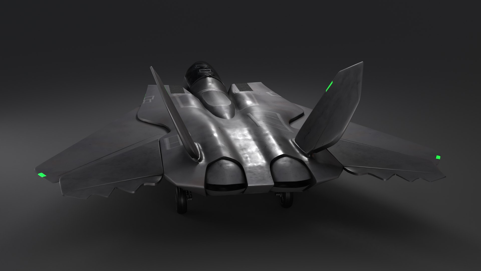 3D FAS-36 Vampire Next Generation Stealth Jet Model - TurboSquid 1853709