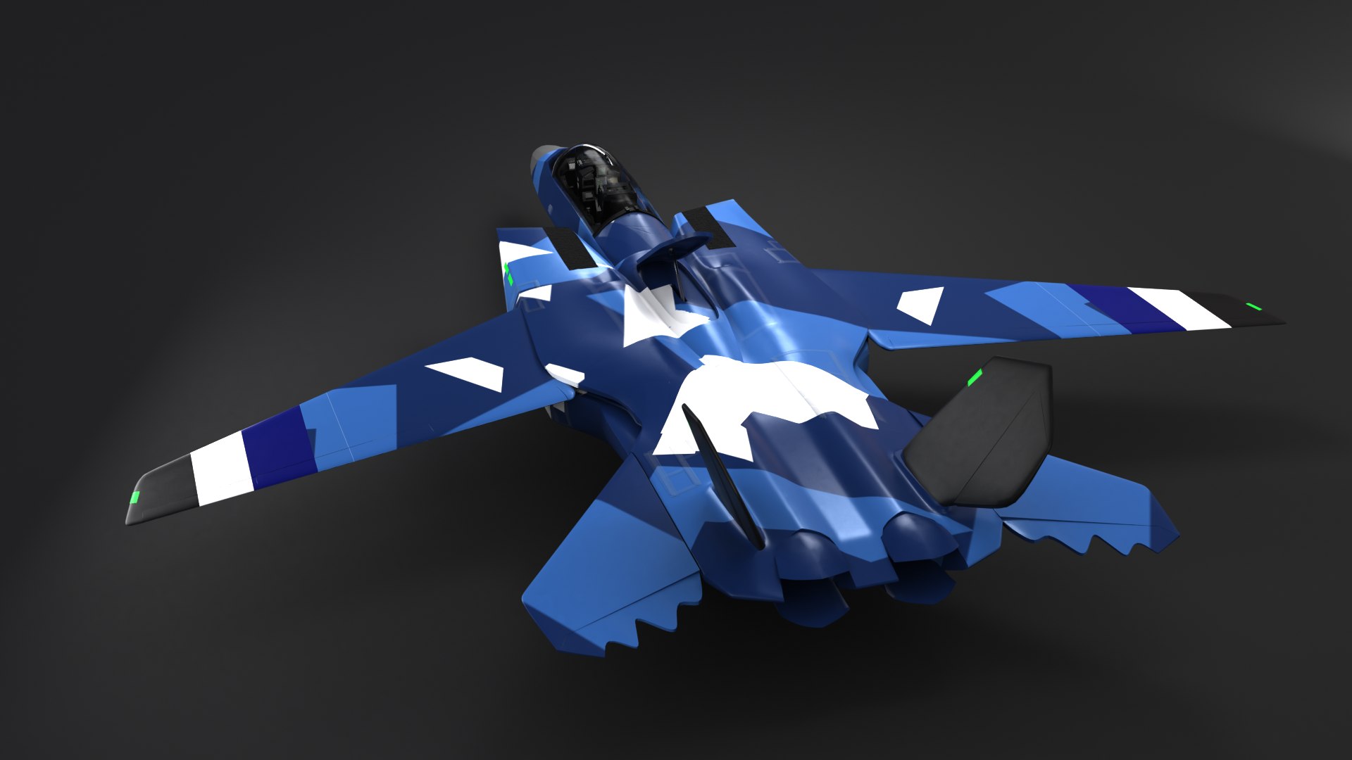 3D FAS-36 Vampire Next Generation Stealth Jet Model - TurboSquid 1853709
