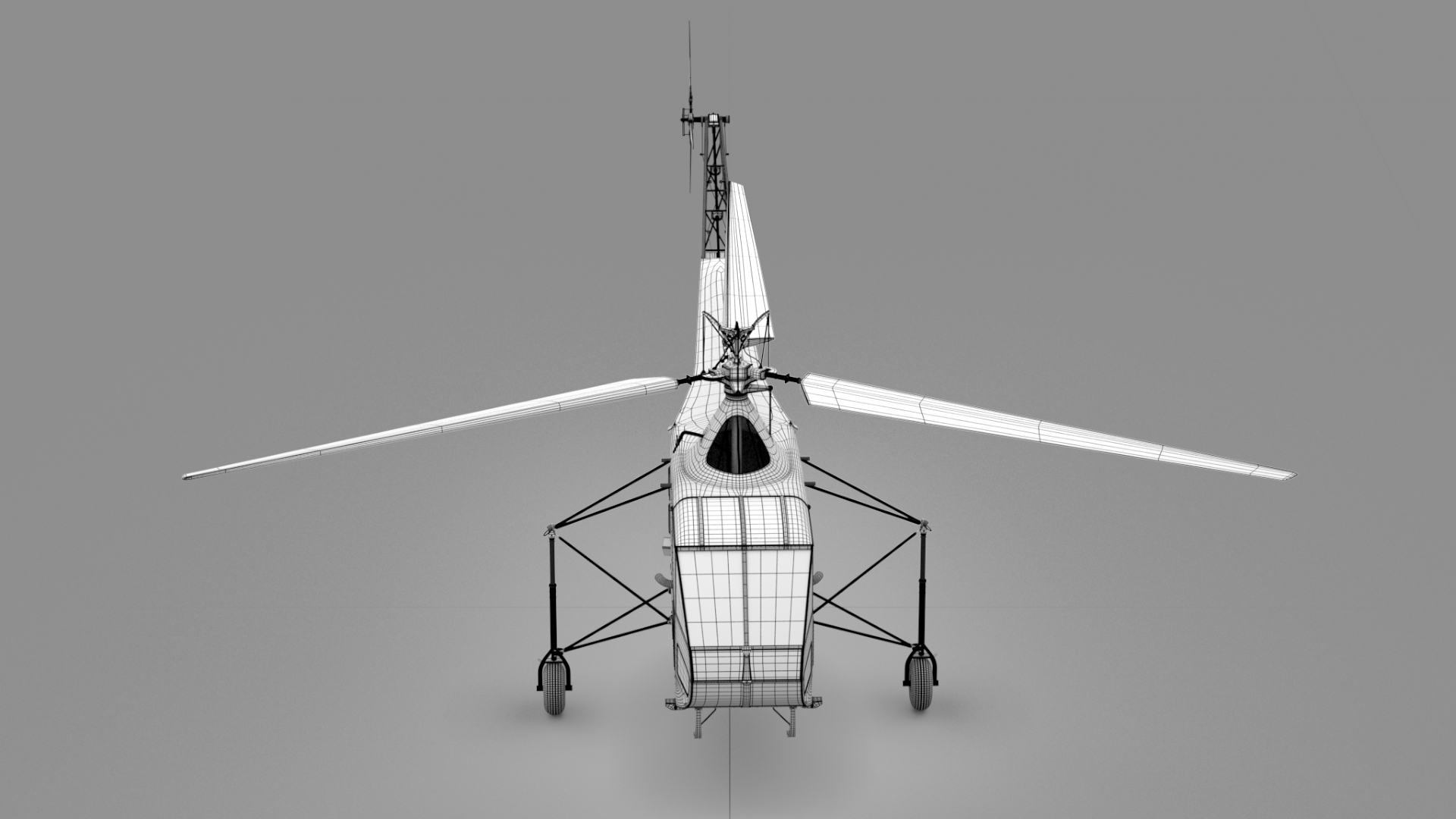 3D Sikorsky R4 - TurboSquid 2145868