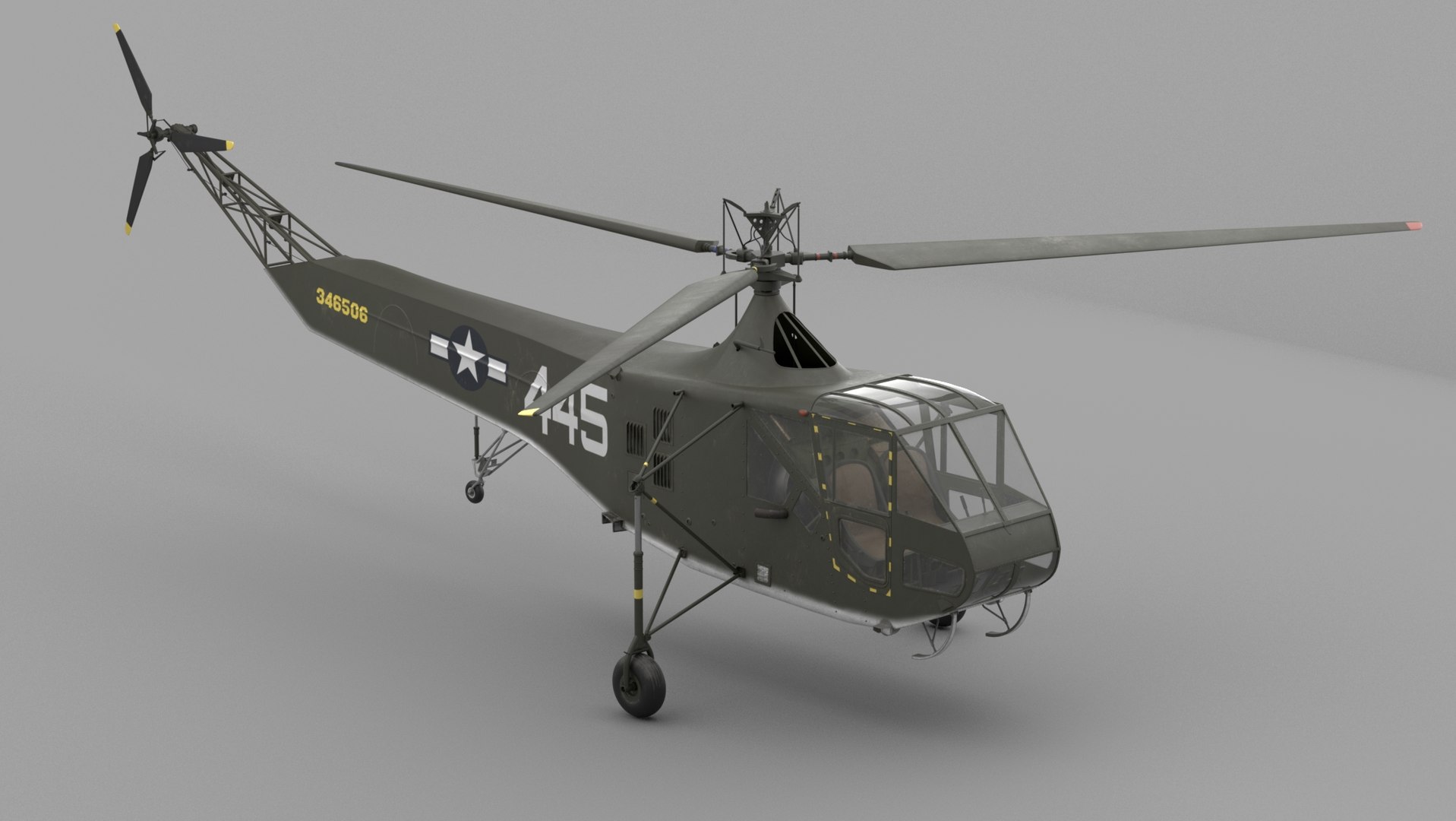 3D Sikorsky R4 - TurboSquid 2145868