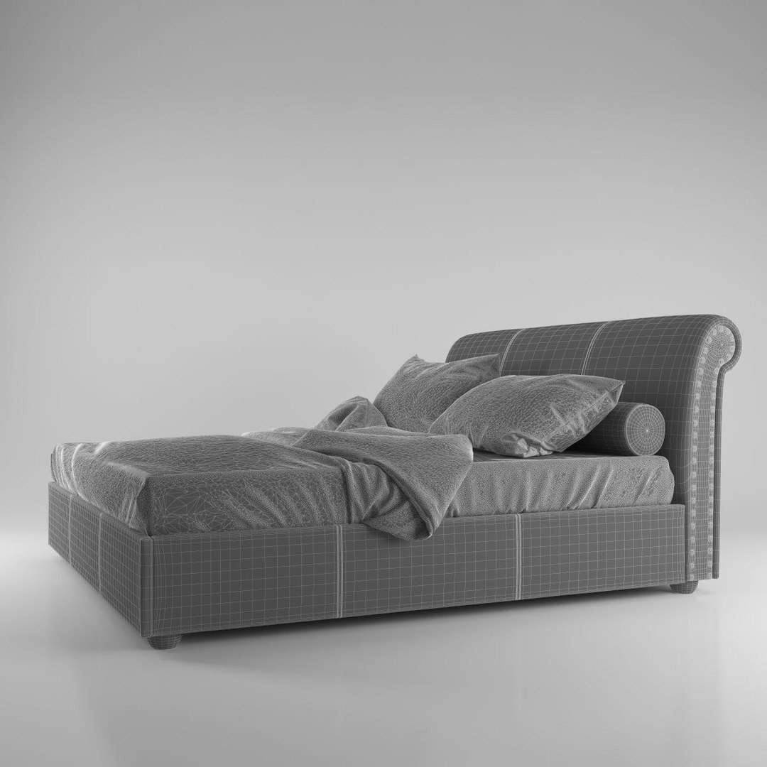 baxter alfred bed 3d model