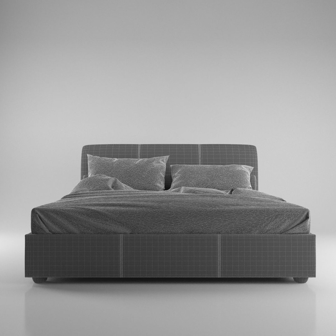 baxter alfred bed 3d model