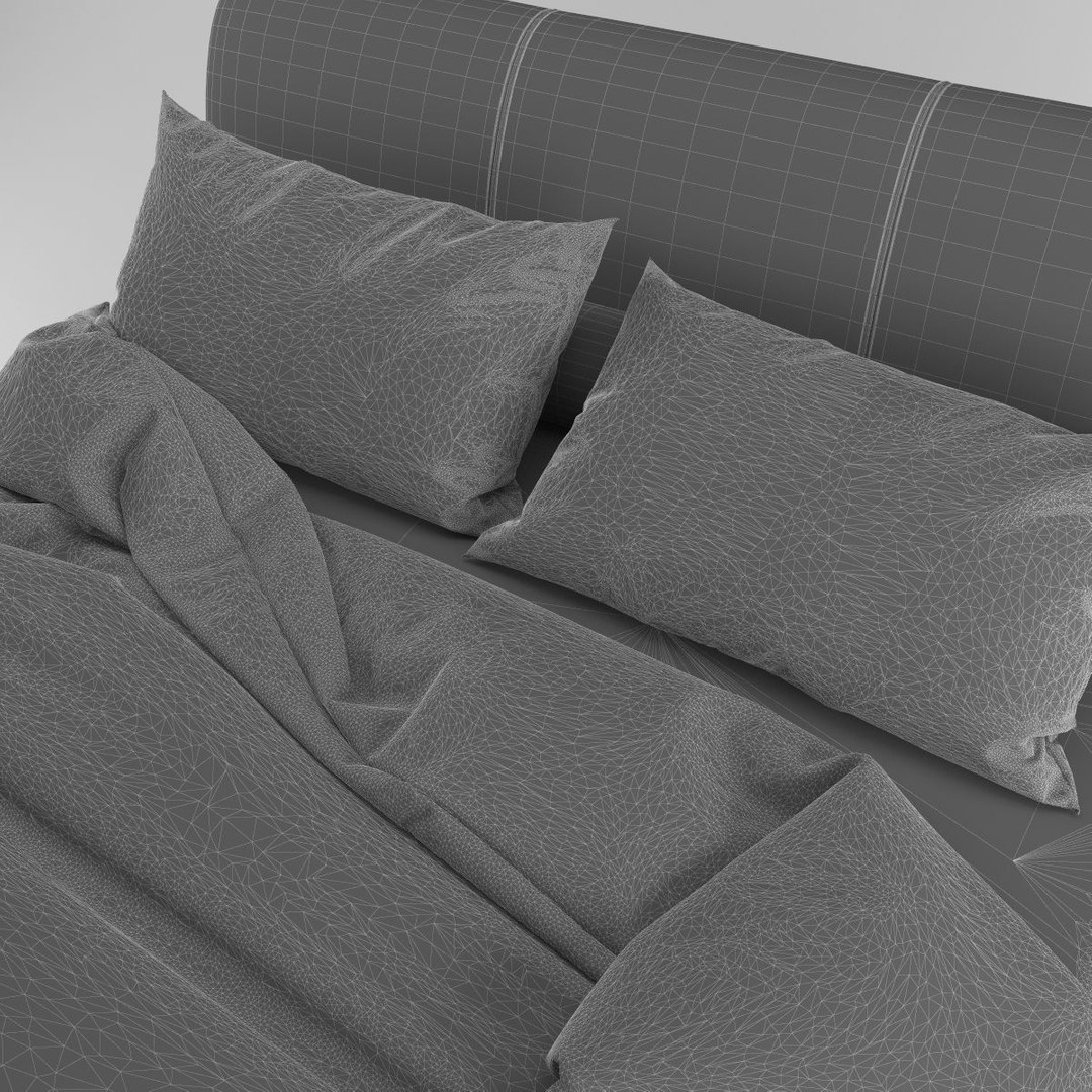 baxter alfred bed 3d model