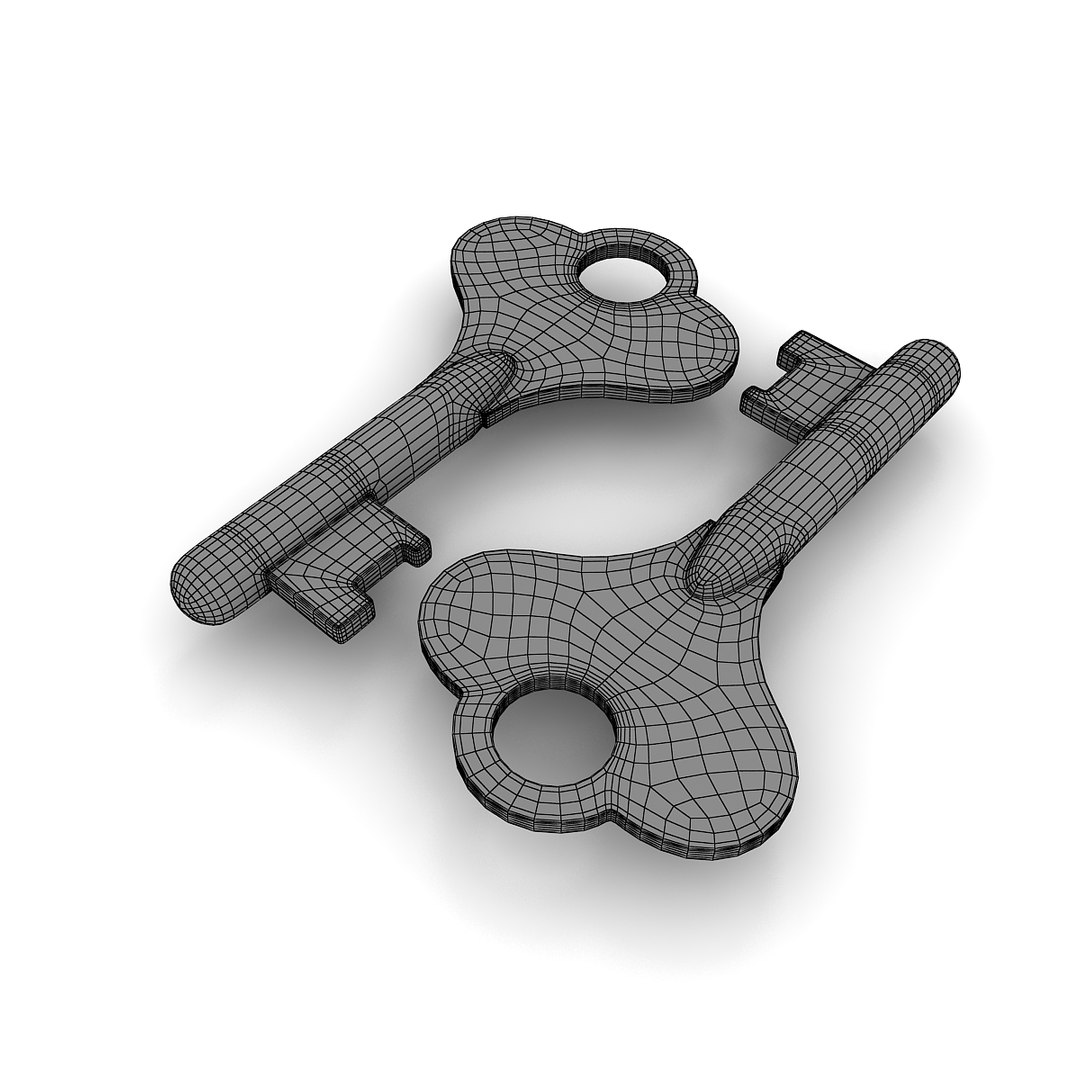 3d model keys chain