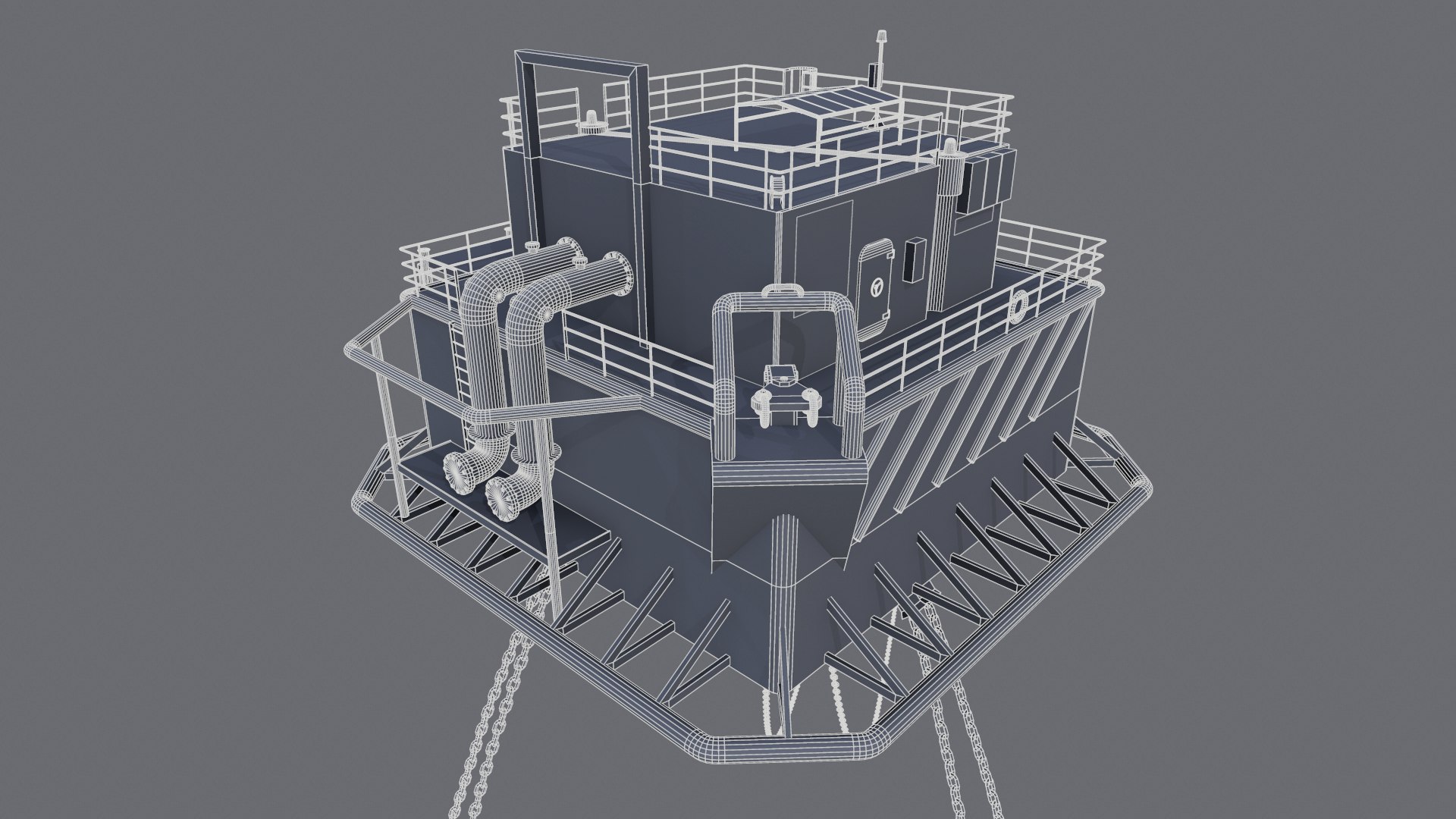 3D Single Point Mooring Calm Buoy - TurboSquid 1786583