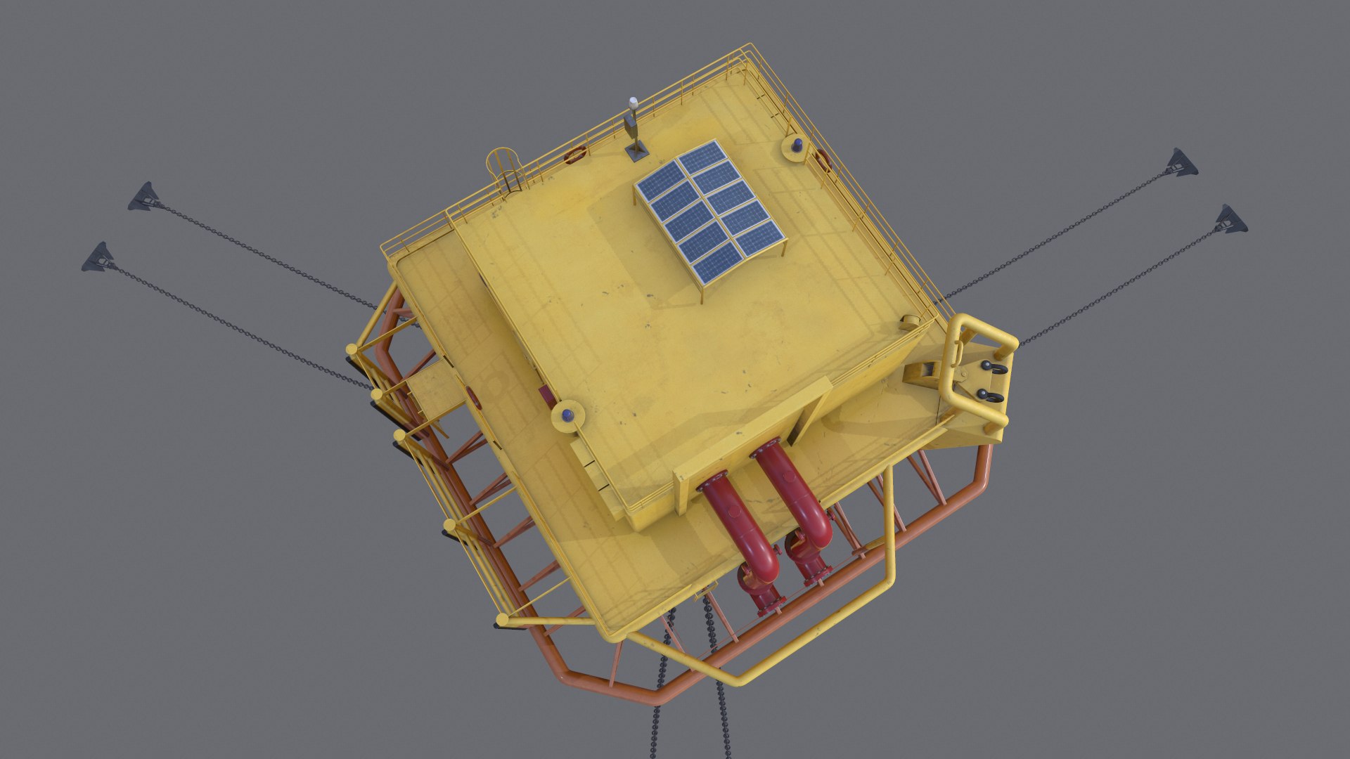 3D Single Point Mooring Calm Buoy - TurboSquid 1786583