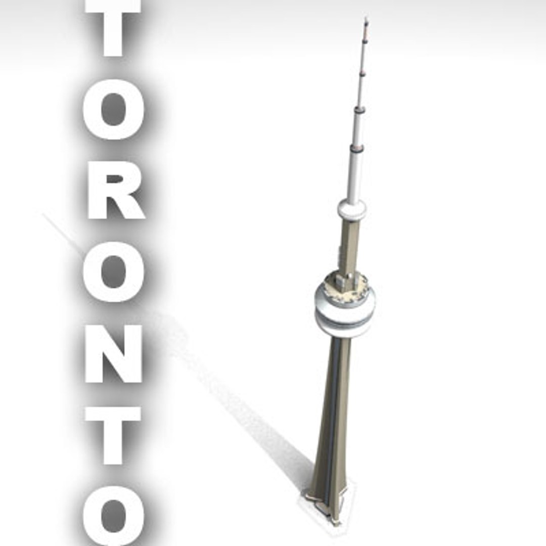 cn tower toronto - 3d 3ds