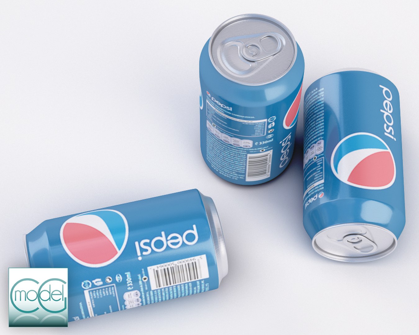 3d Model Pepsi