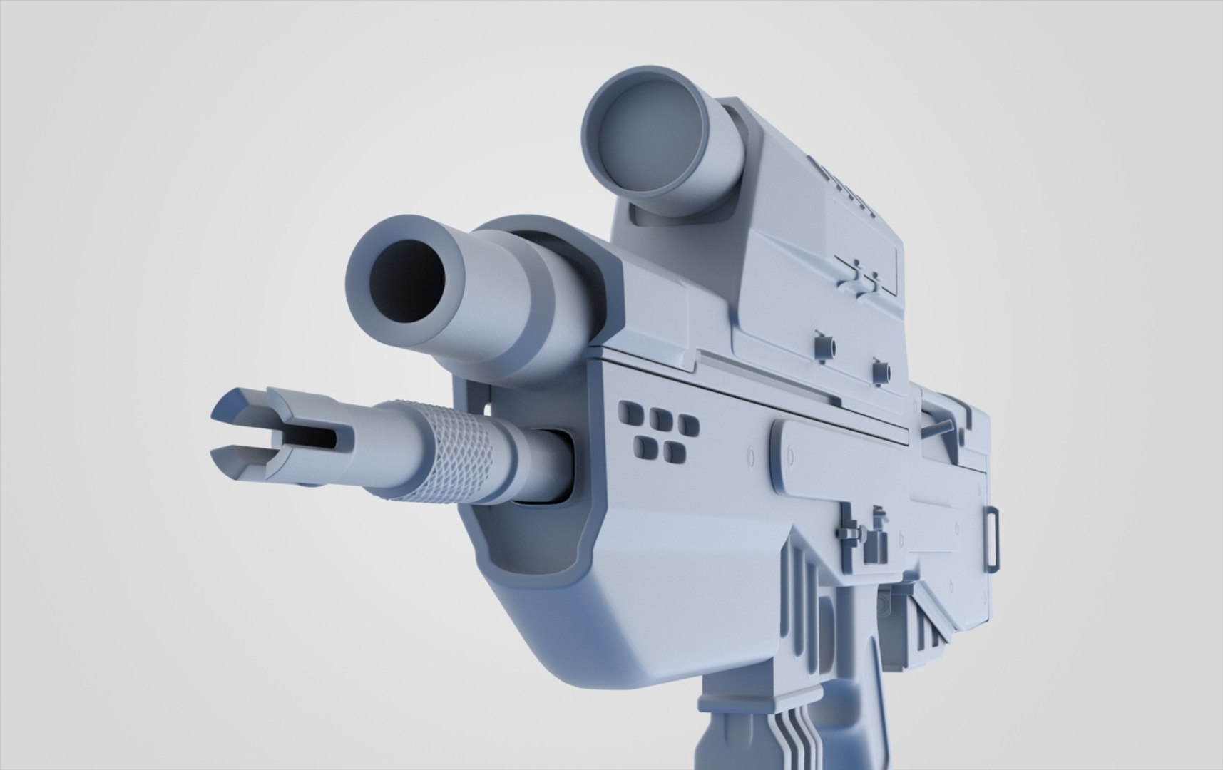 3d Prototype Rifle Model