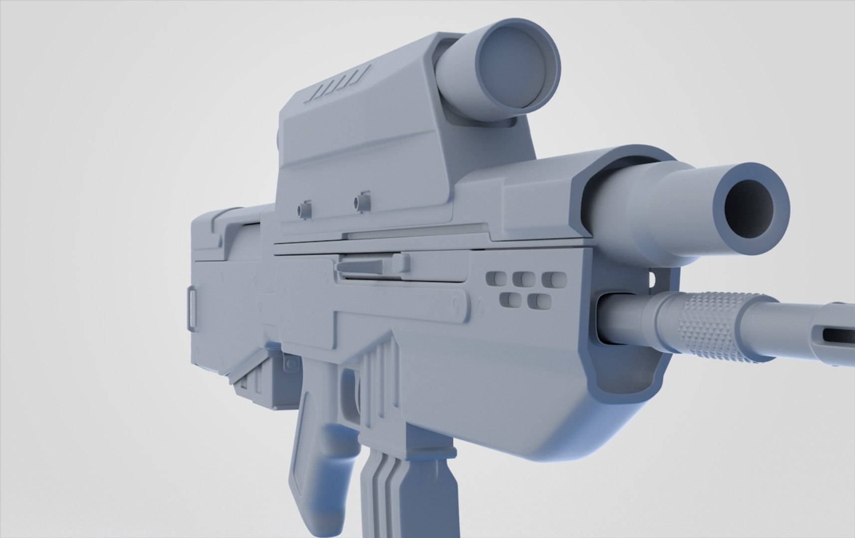 3d Prototype Rifle Model