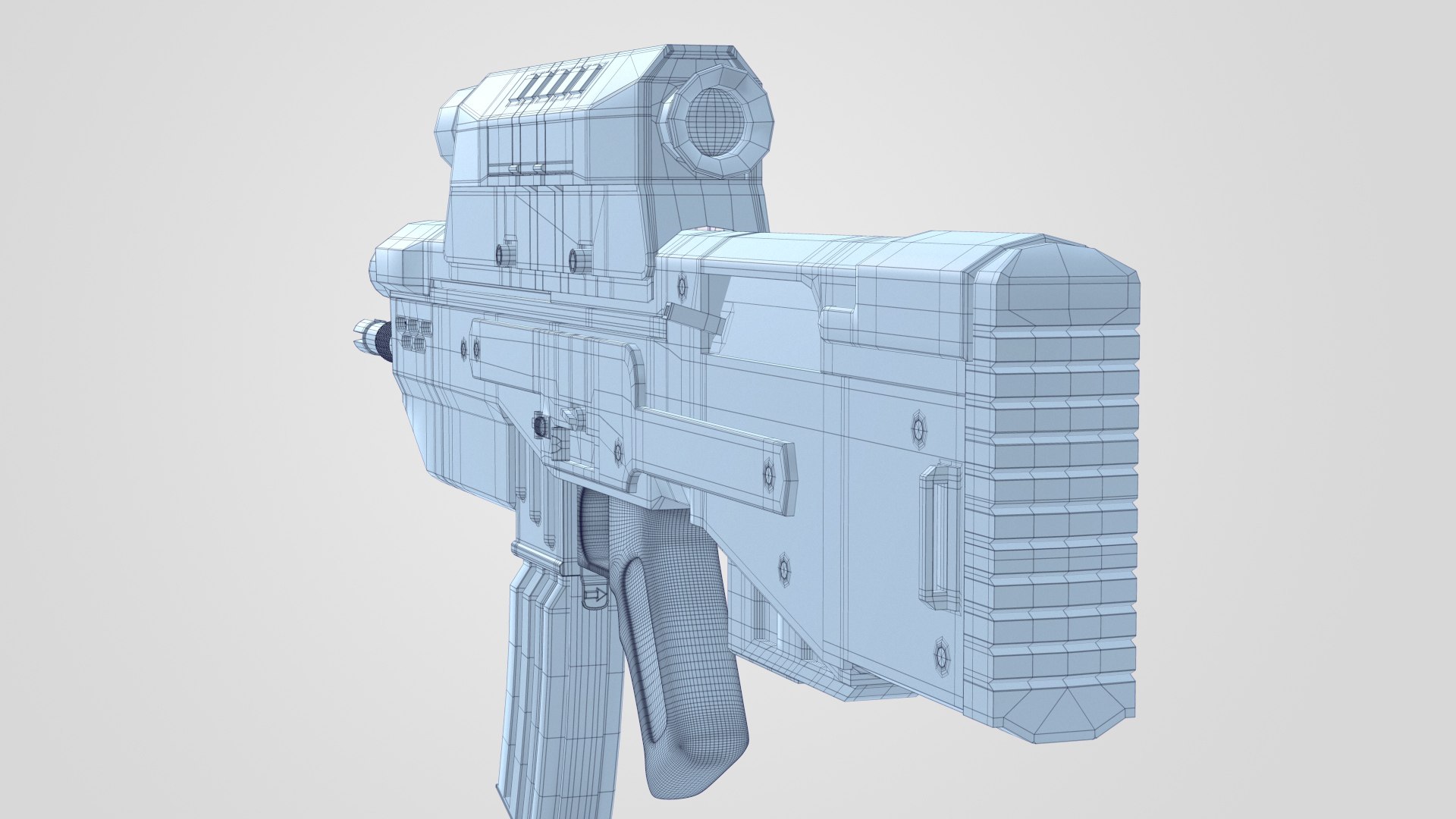 3d Prototype Rifle Model