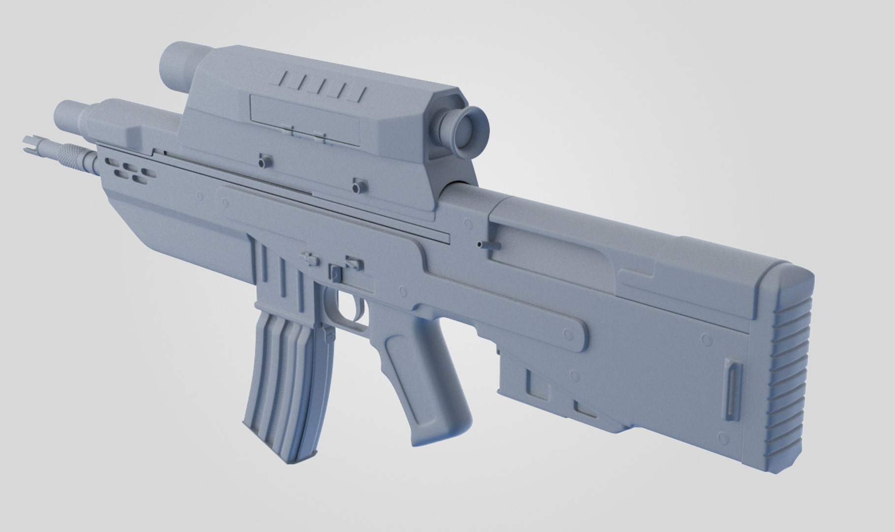 3d Prototype Rifle Model