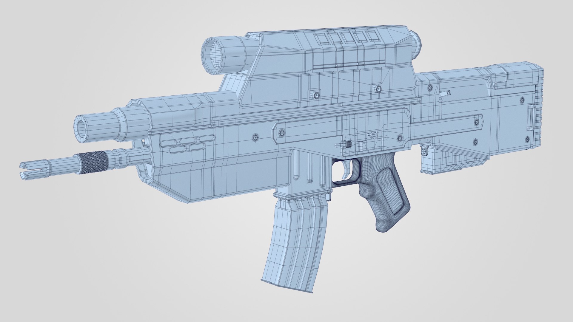 3d Prototype Rifle Model