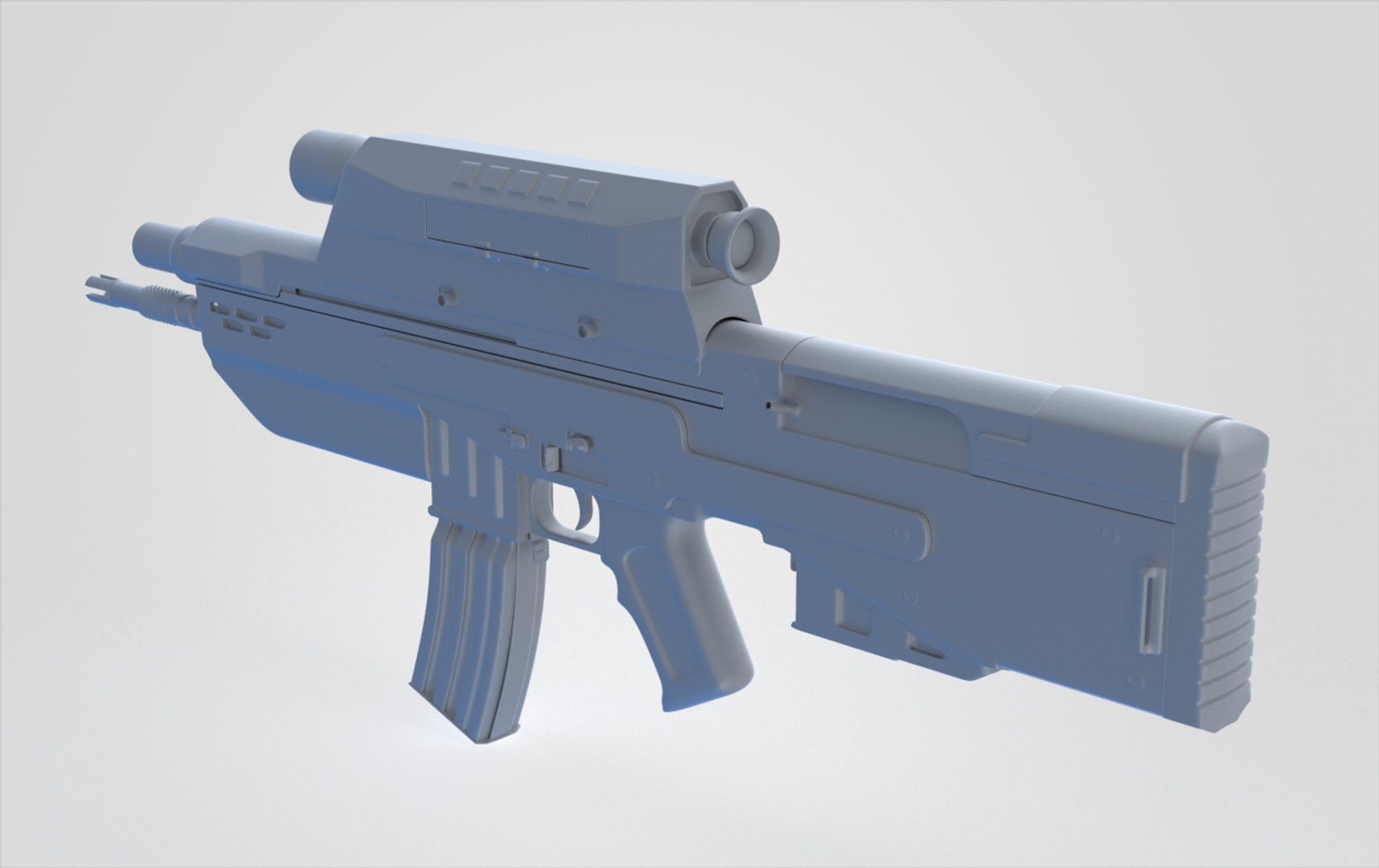 3d Prototype Rifle Model