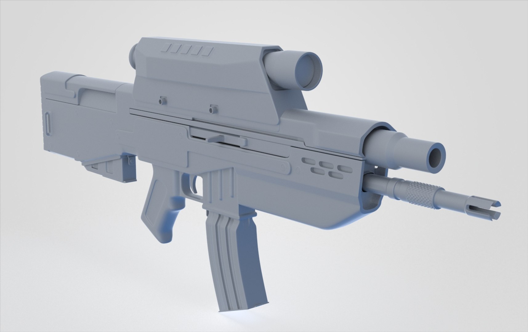 3d Prototype Rifle Model
