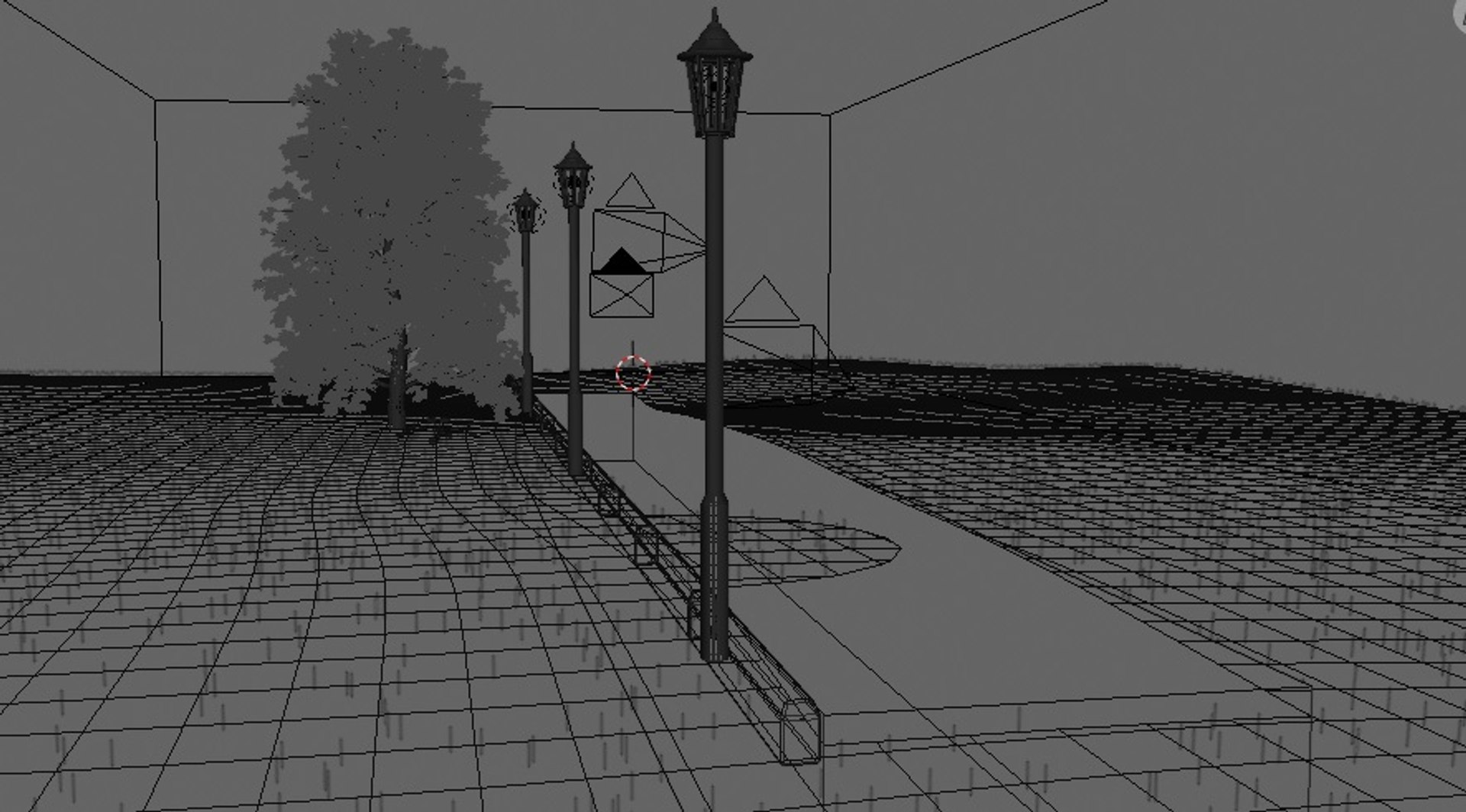 3D Model Night Tree Fog - TurboSquid 1484528