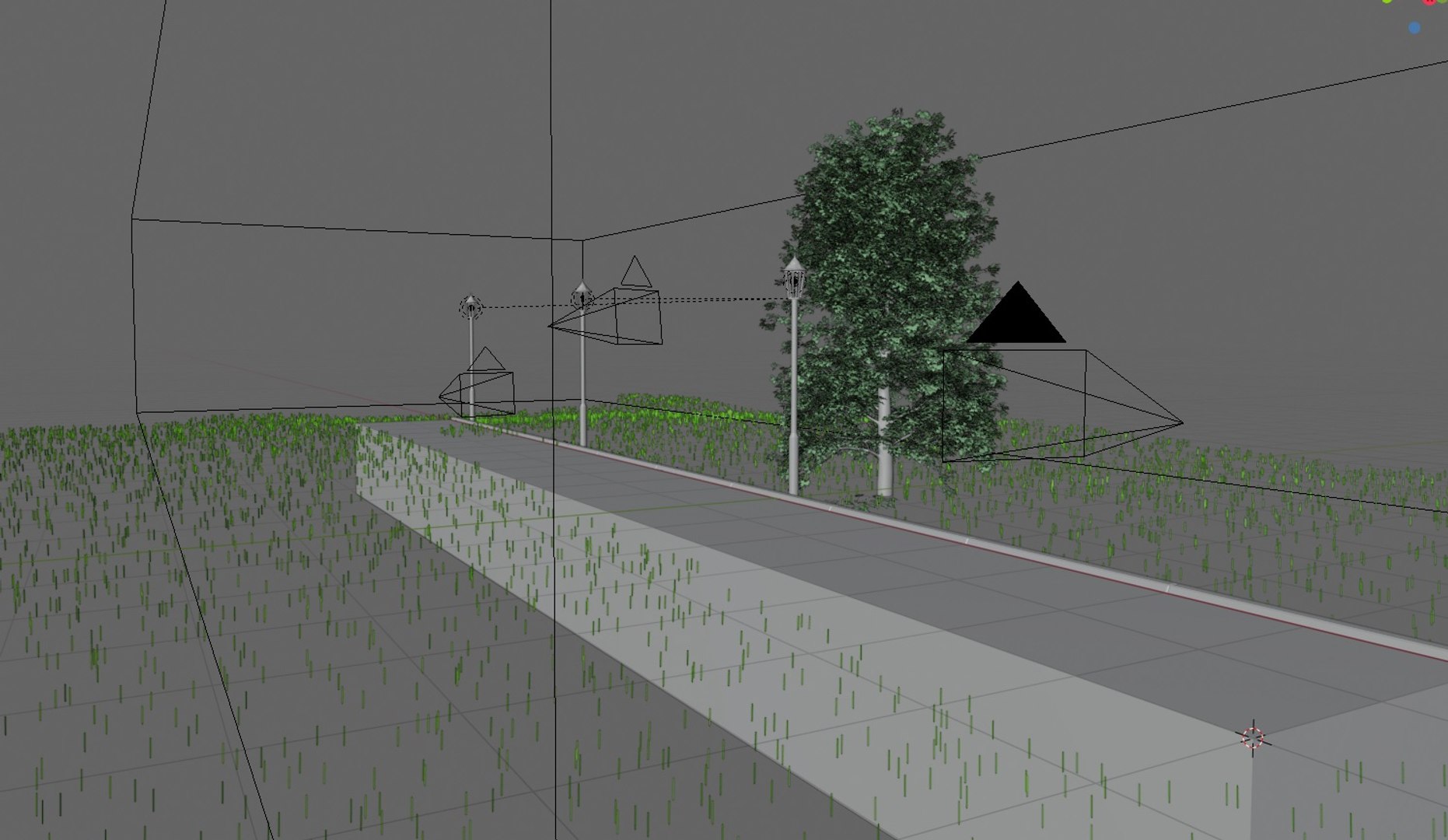 3D Model Night Tree Fog - TurboSquid 1484528