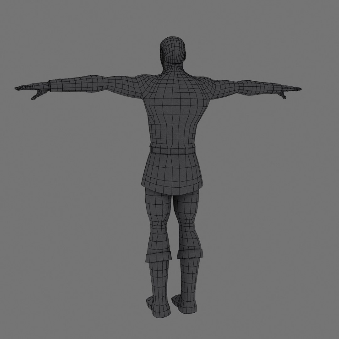 3d Model Steampunk Character