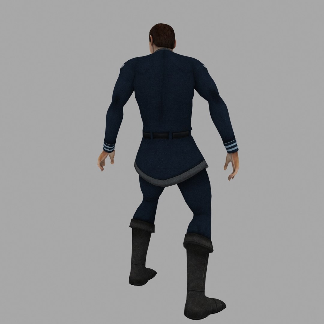 3d Model Steampunk Character