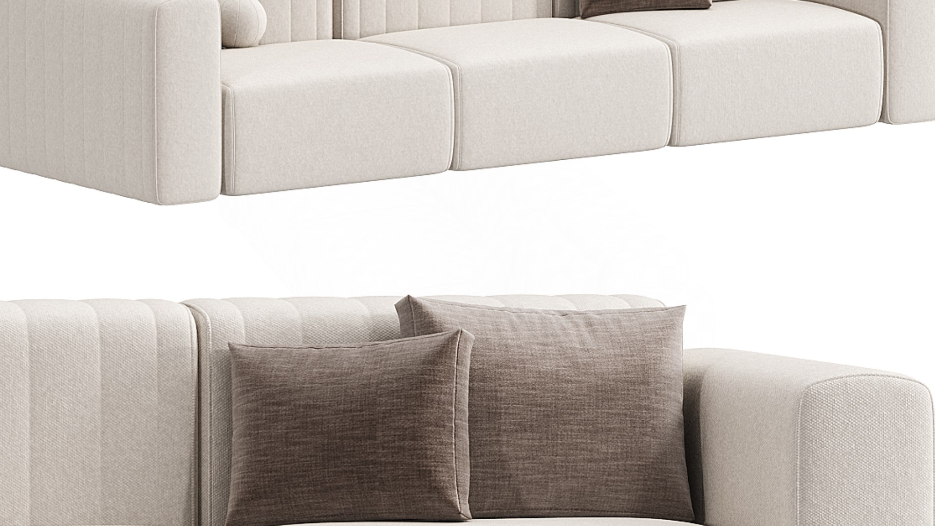RIFF 3 Seater Sofa By NORR11 3D Model - TurboSquid 2204064