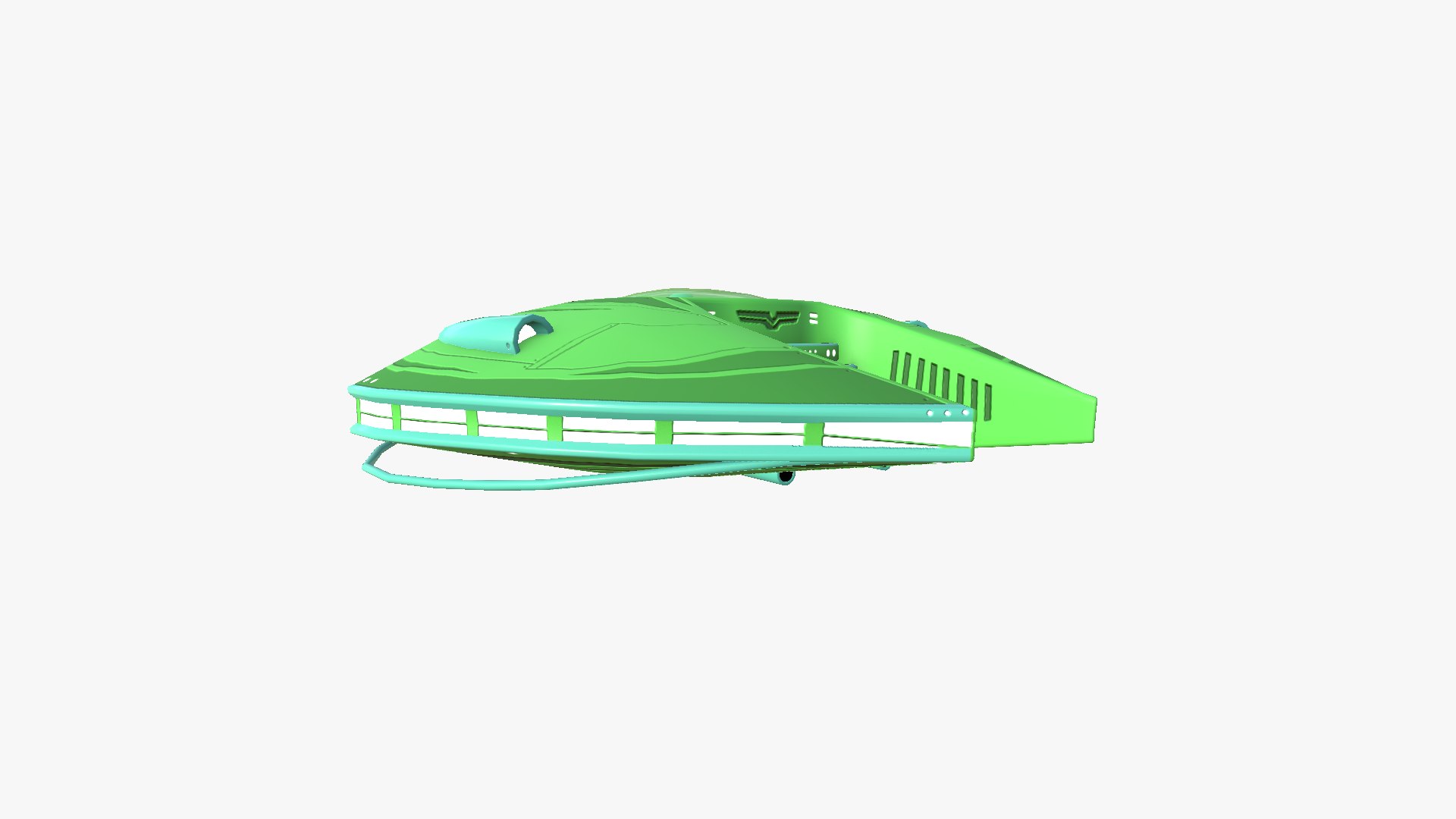 3D Alien Spaceship UFO D12 Cartoon - Sci Fi Spacecraft Design ...