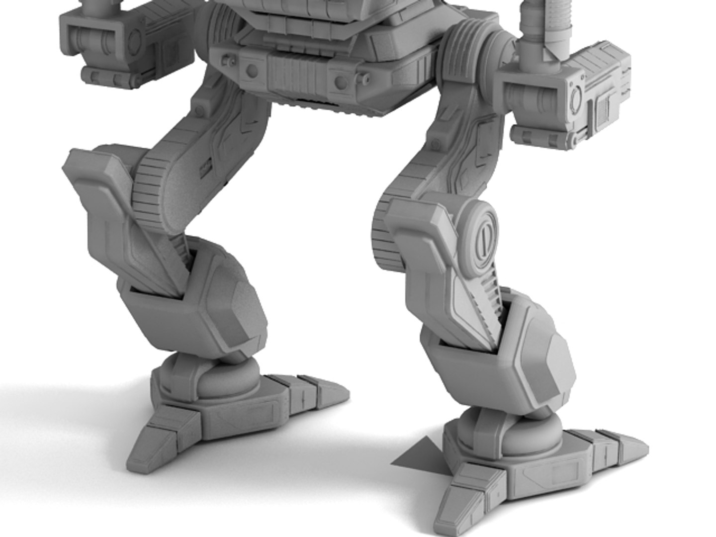 mechwarrior robot 3d model