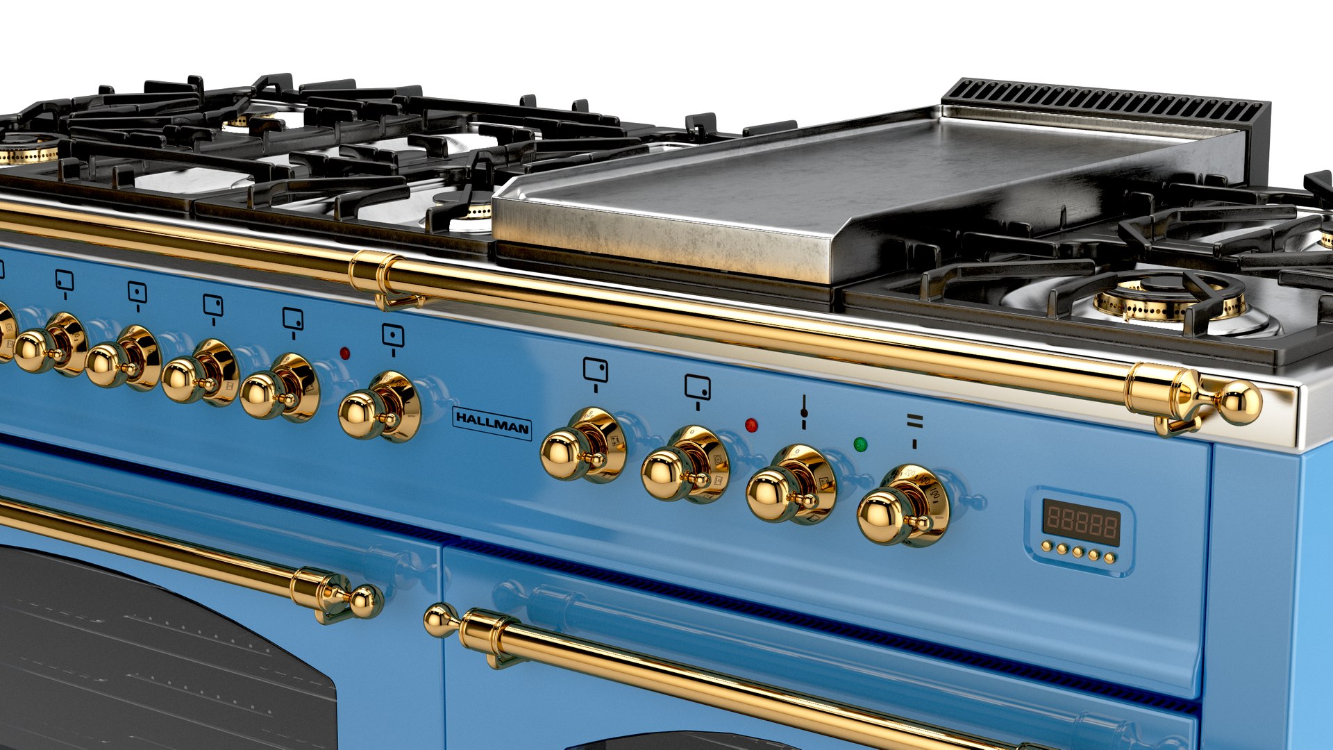 Hallman 60 Gas Range 3D - TurboSquid 2125518