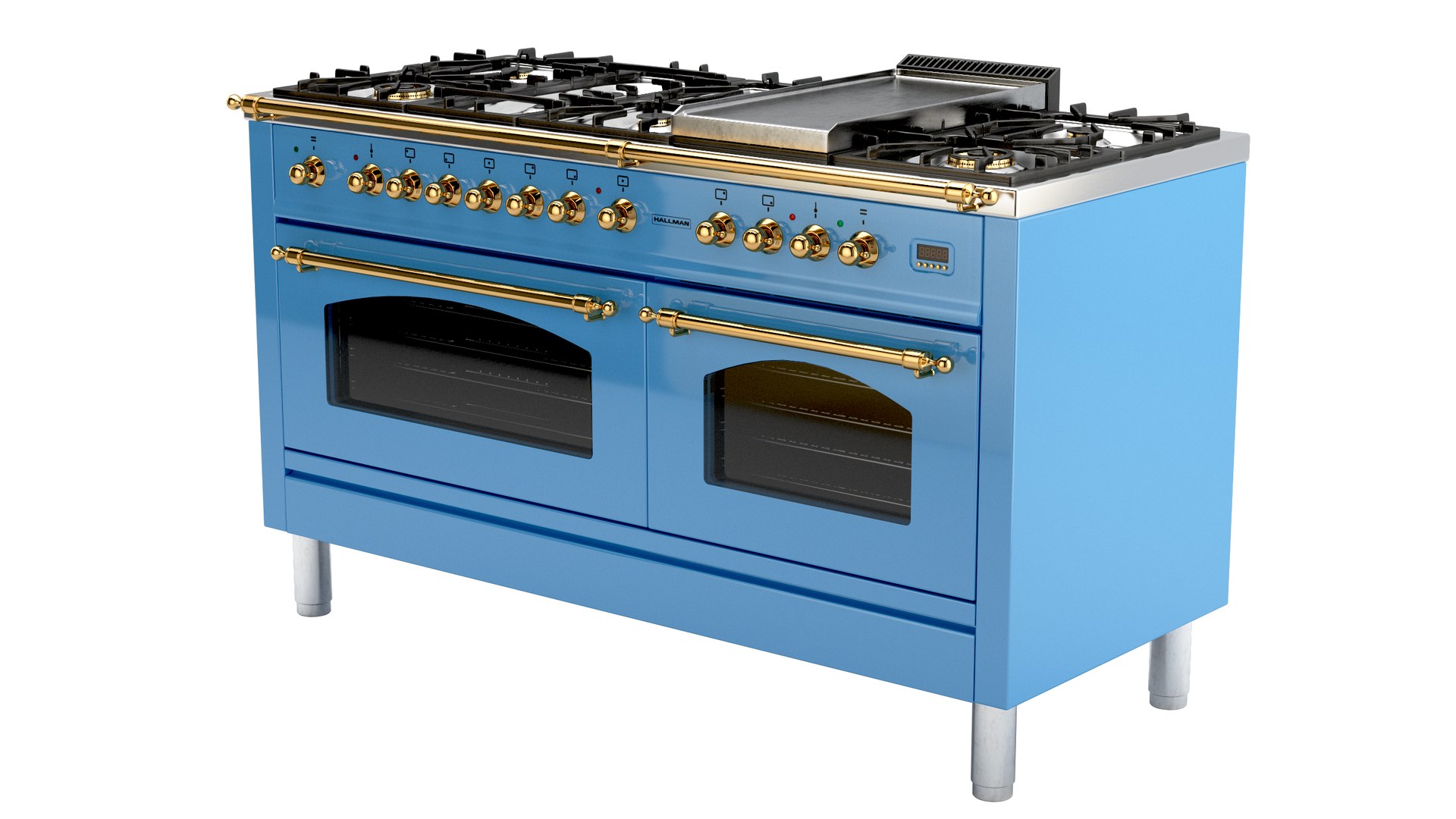 Hallman 60 Gas Range 3D - TurboSquid 2125518