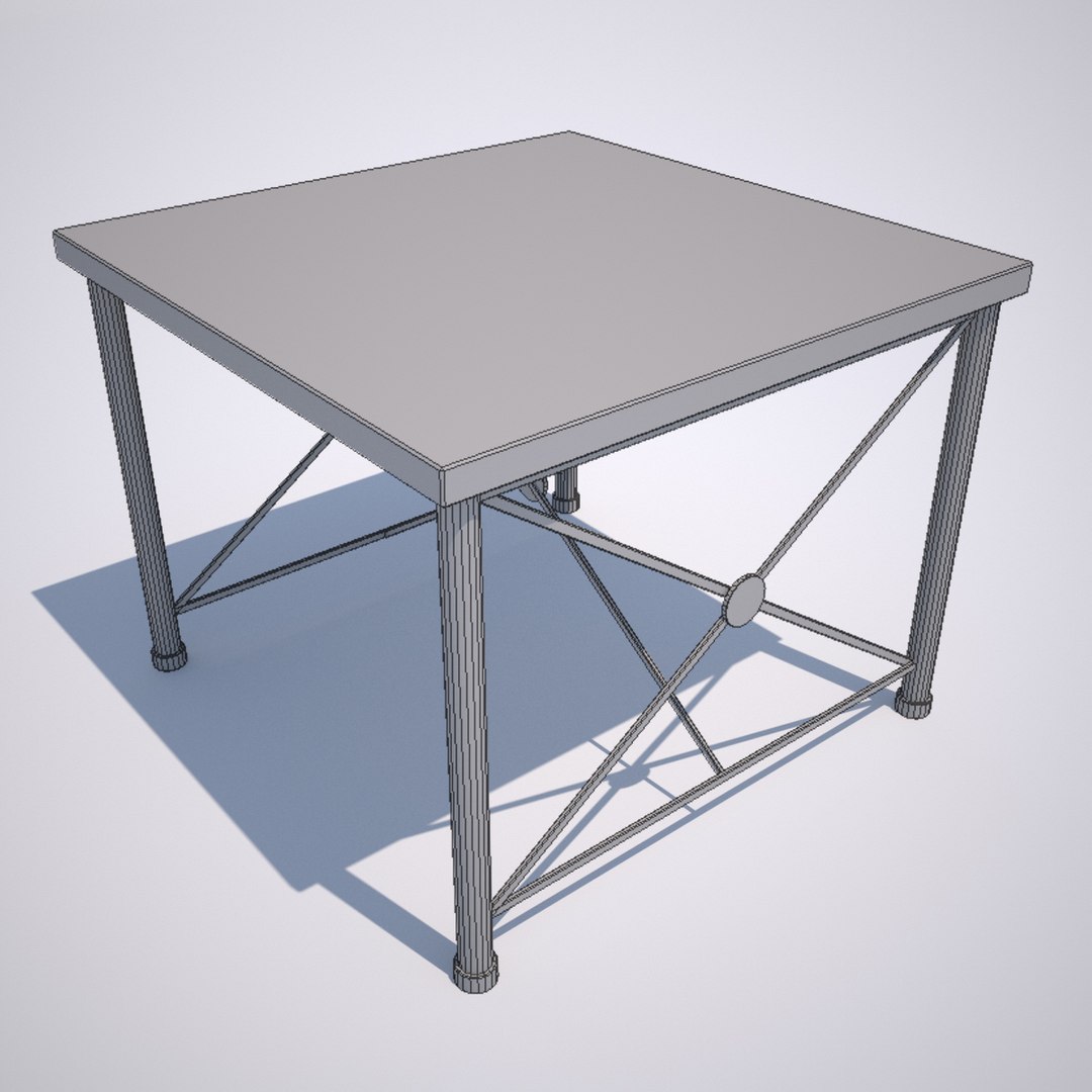 3d Modern Dining Table Model