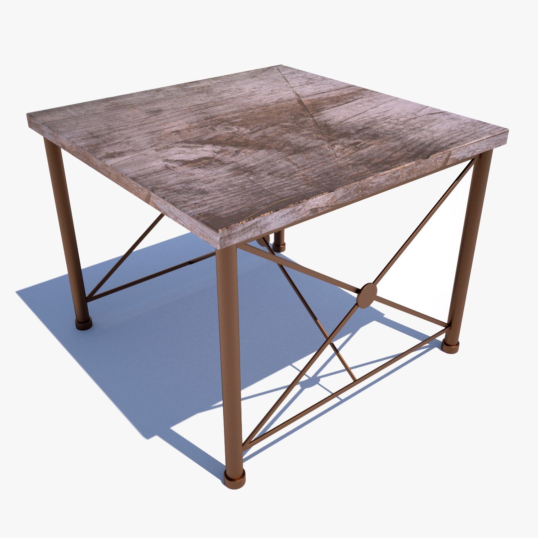3d Modern Dining Table Model