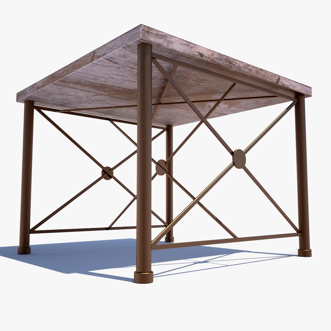 3d Modern Dining Table Model