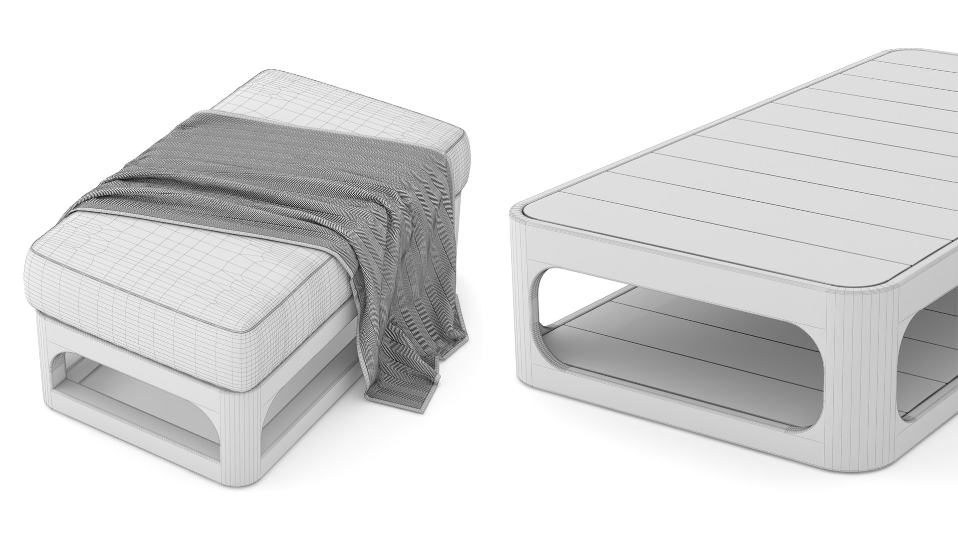 RH Outdoor Cassale Collection 3D Model - TurboSquid 1997732