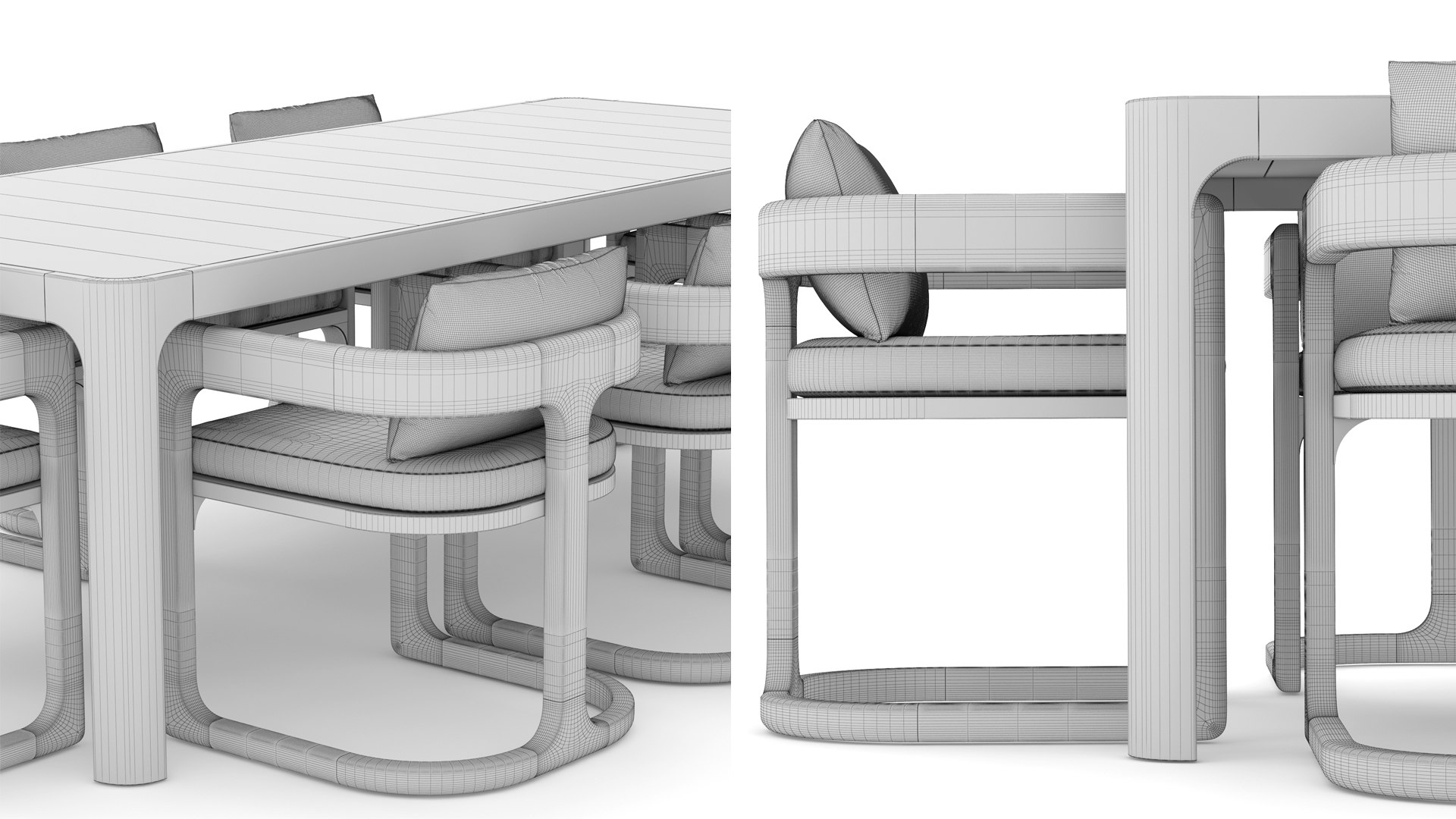 RH Outdoor Cassale Collection 3D Model - TurboSquid 1997732